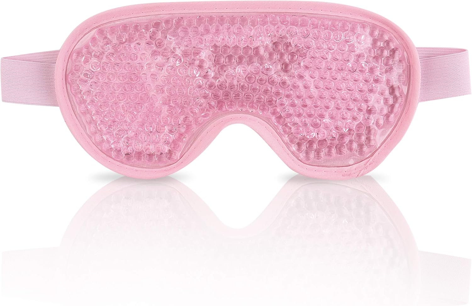 Amazon.com: Microwaveable Reusable Hot or Cold Gel Bead Eye Mask for ...