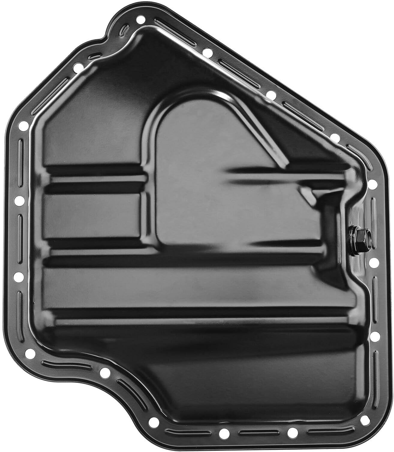 A-Premium Lower Engine Oil Pan Sump with Drain Plug Compatible with ...