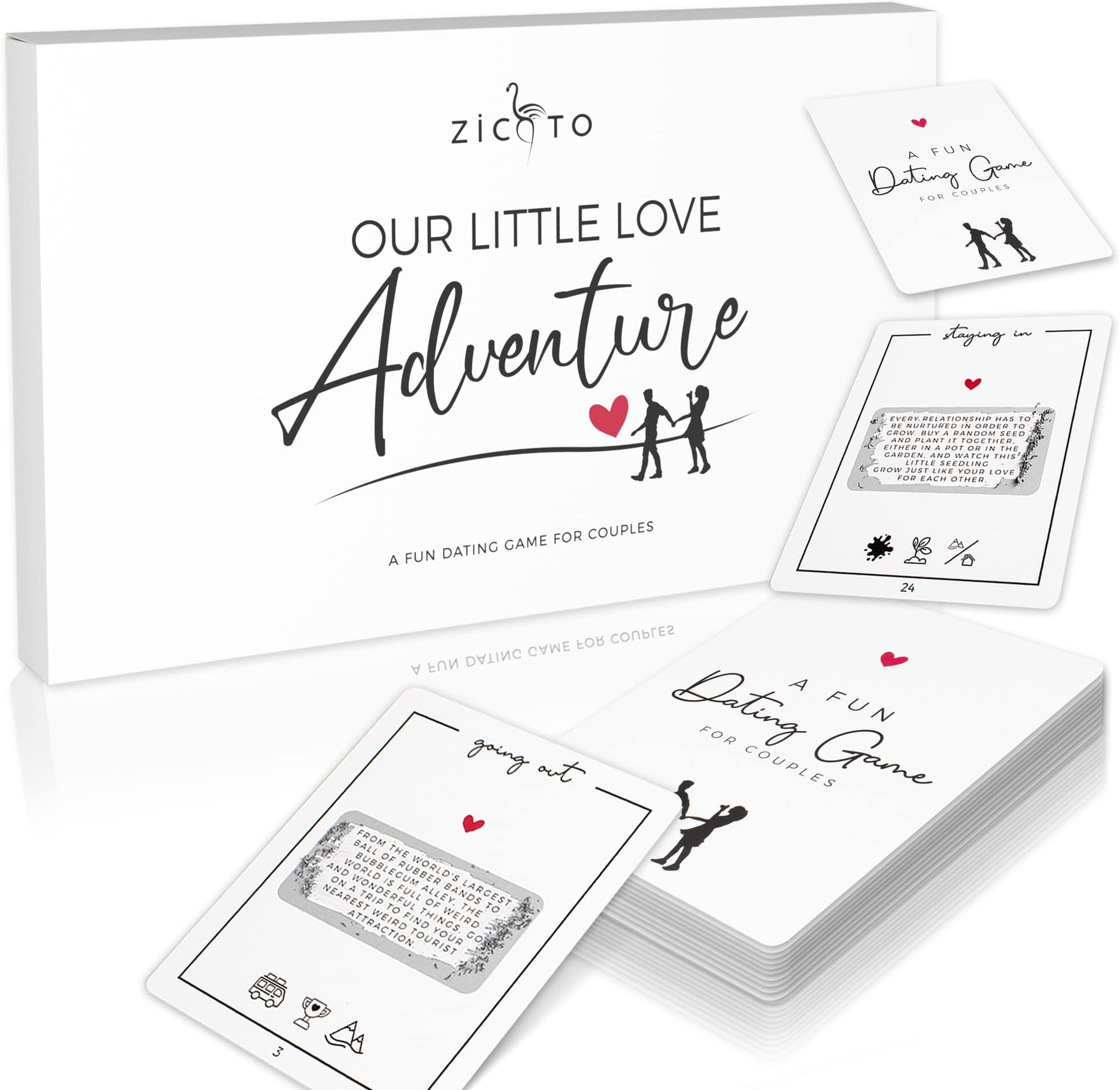 Amazon.com: It's a Date - Date Night Cards for Couples - 100 Cards with ...