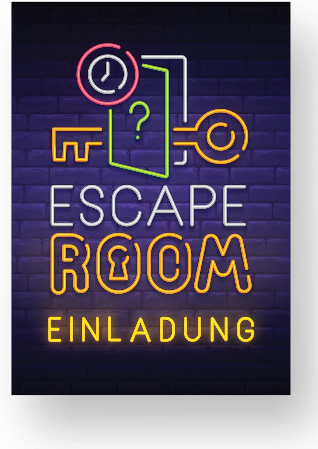 Friendly Fox Escape Room Einladung, 12 Detektiv Einladungskarten zum ...