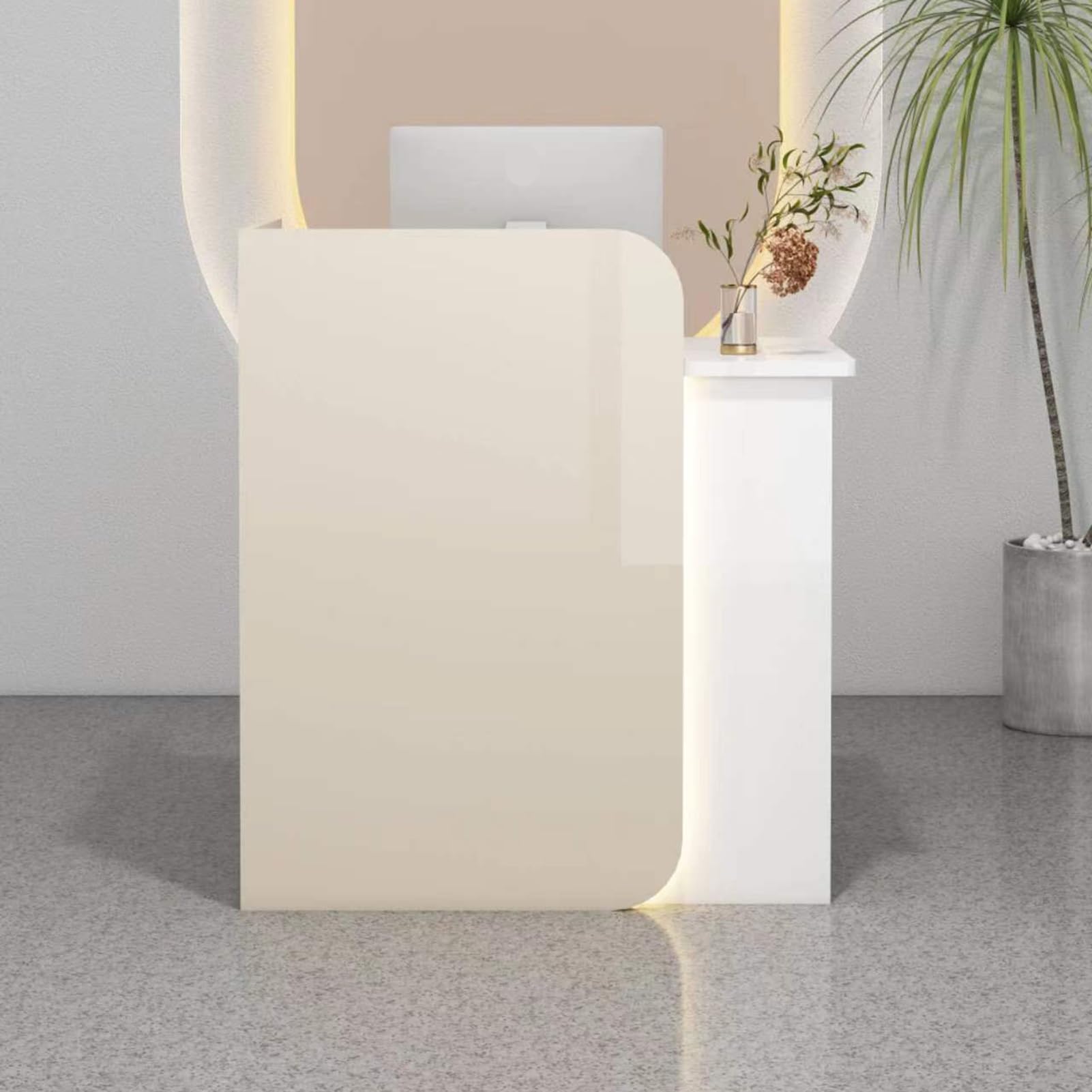 Reception Desk With Counter Checkout Counter Modern Retail Counter ...