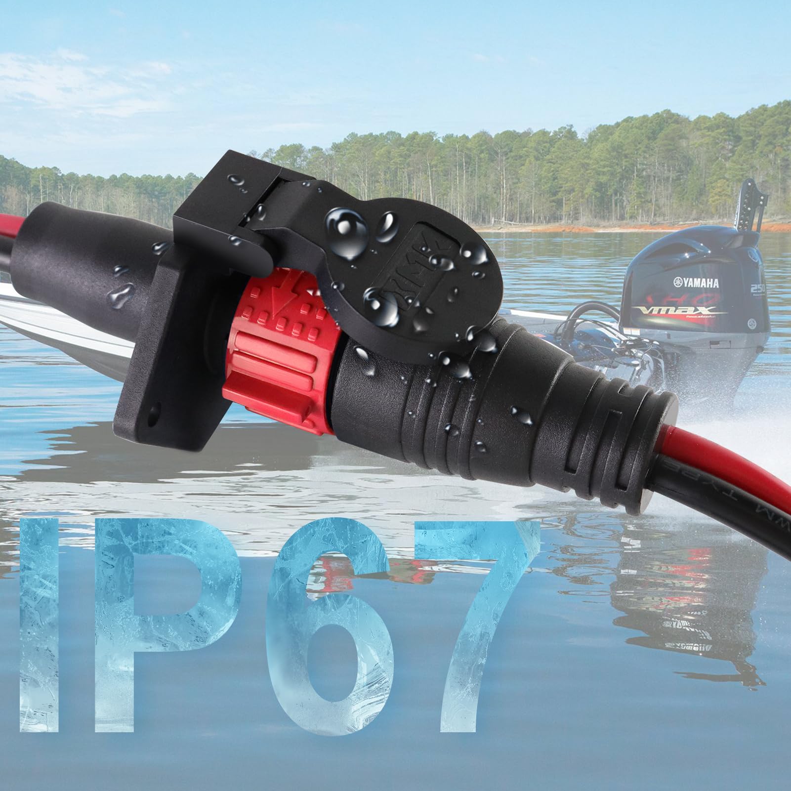 Snapklik.com : Trolling Motor Plug,12V/24V/26V/48V Trolling Motor Plug ...