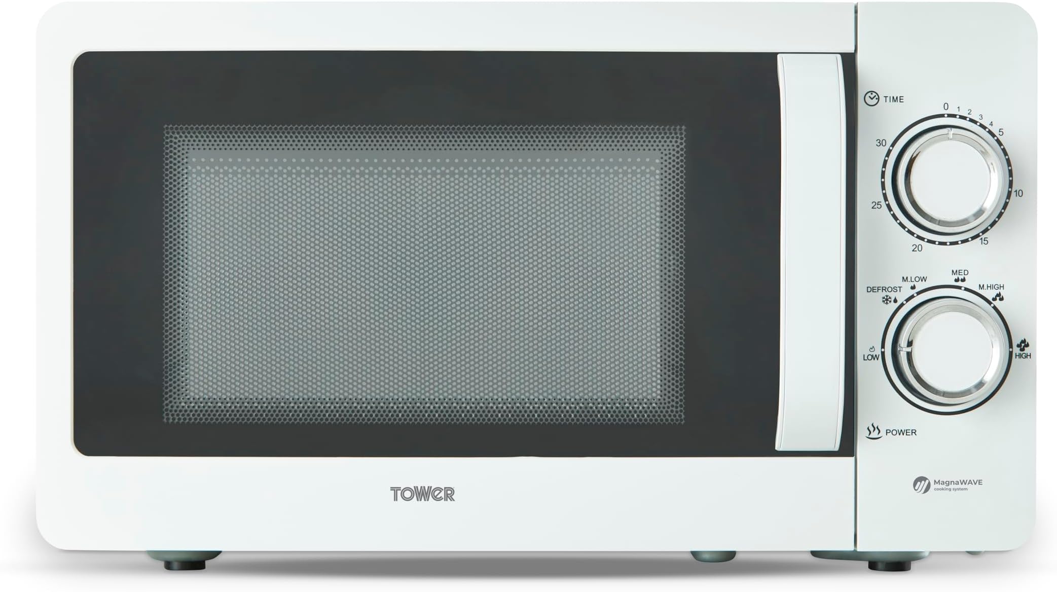 Cookworks 700W Standard Microwave MM7 - White : Amazon.co.uk: Home ...