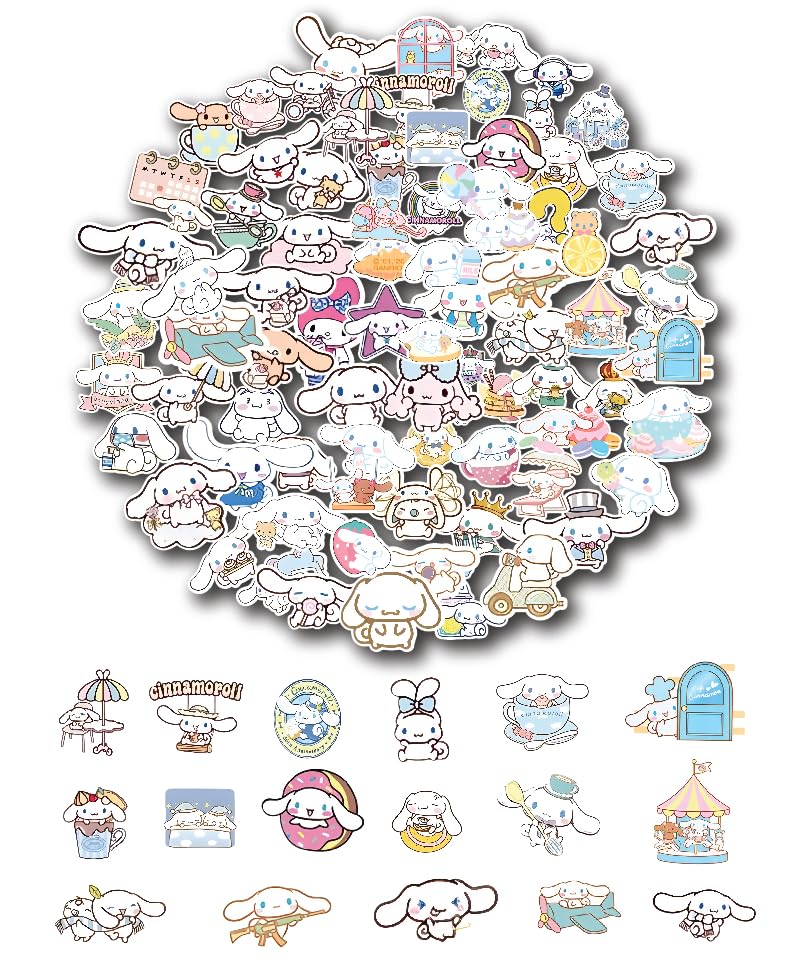 Cinnamoroll Stickers for Journal Laptop Mobile Diary Kids Scrapbook ...