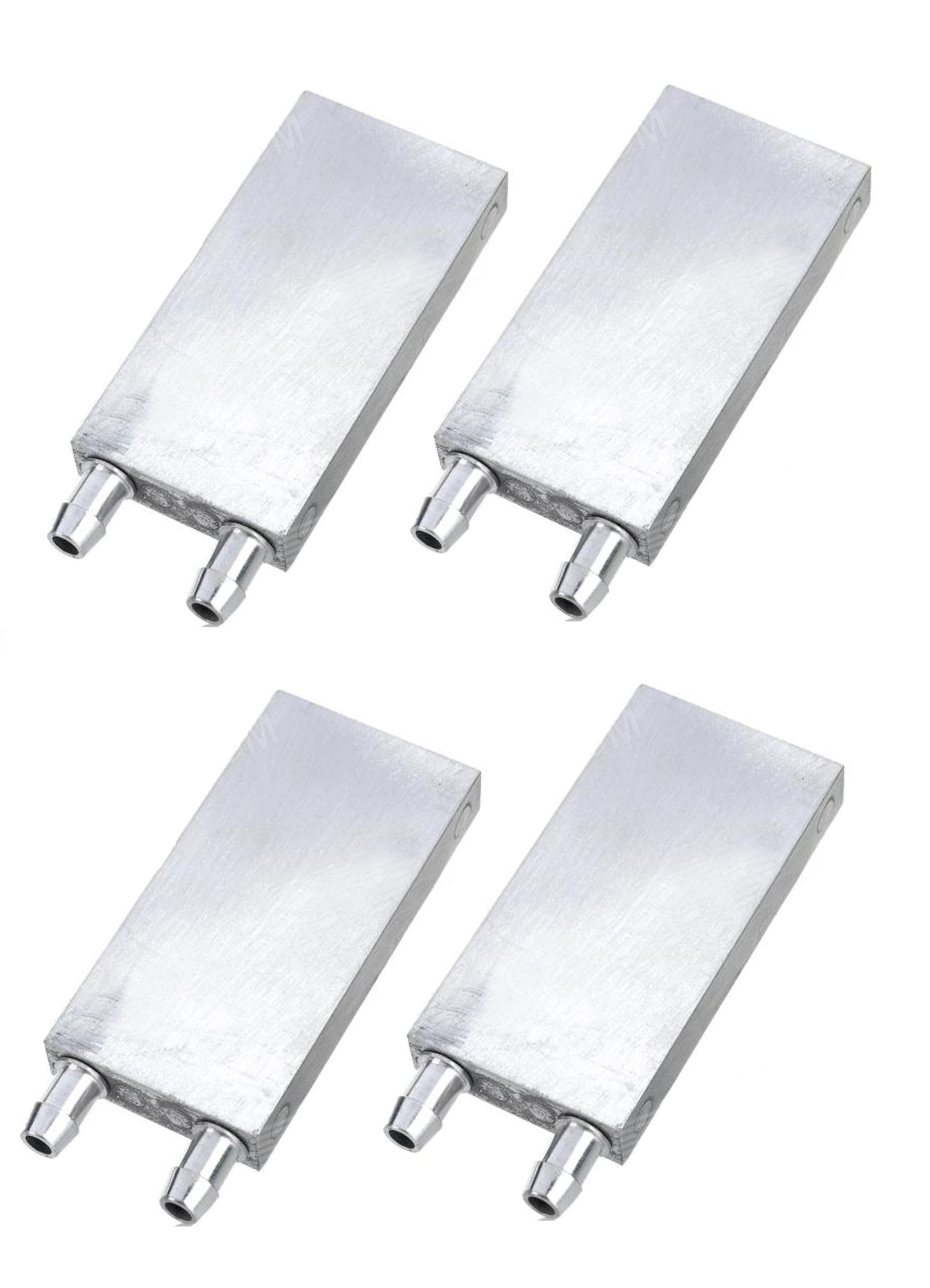 INVENTO 4Pcs Peltier Aluminum Water Cooling Block 40x80x12mm Liquid ...