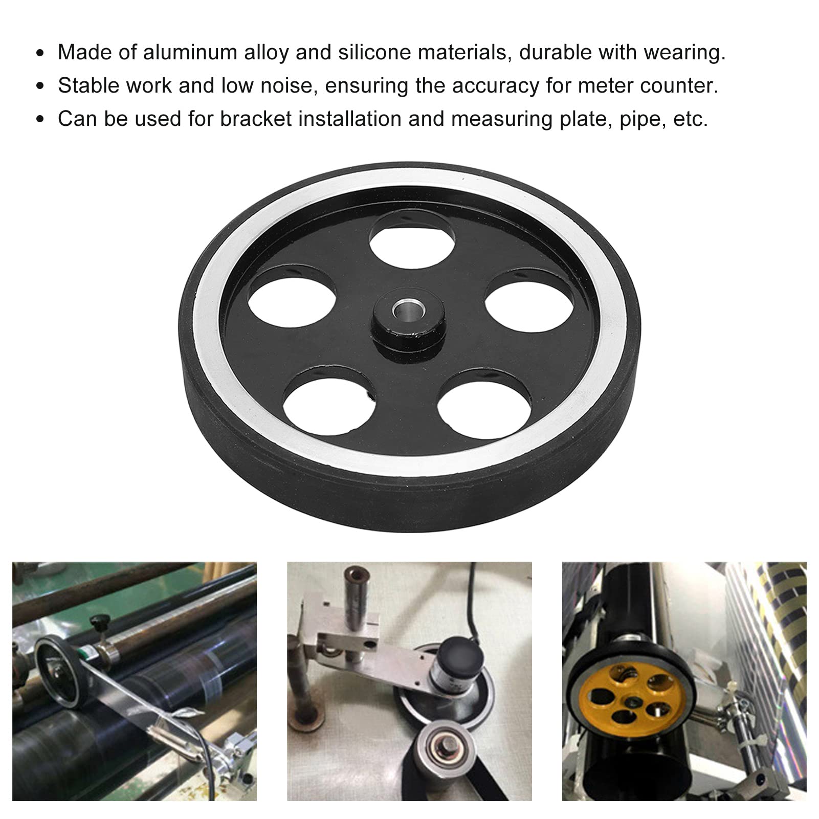 Snapklik.com : QANYEGN 6mm Hole Diameter Length Counter Wheel, Encoder ...