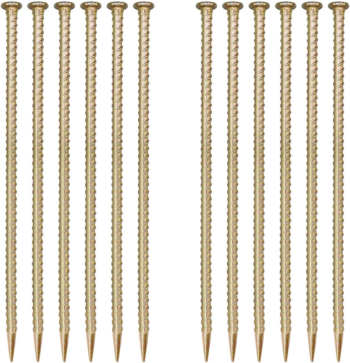 Amazon.com : Besitu 16 Inch Rebar Stakes (20 Pack) 1/2 Inch Diameter ...
