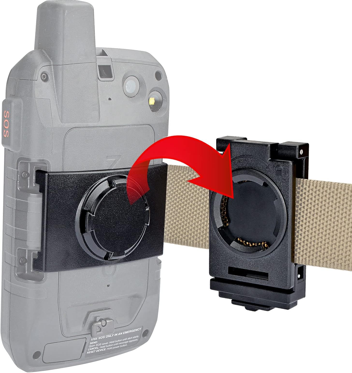 Amazon.com: iGuerburn Belt Mount Clip for Garmin Montana 700i / 750i ...