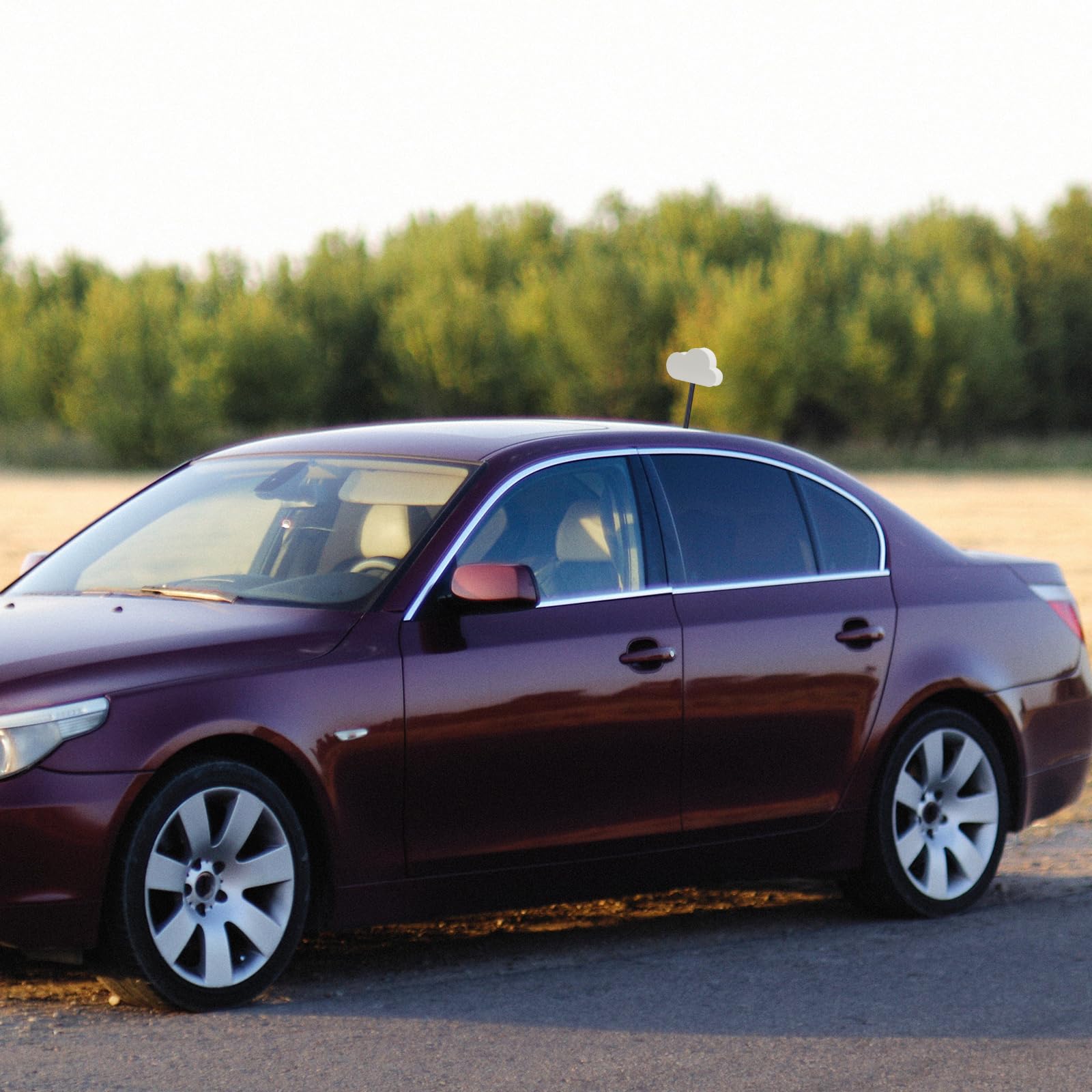 Snapklik Ygmoner Cloud Lightning Car Antenna Topper Set Flash