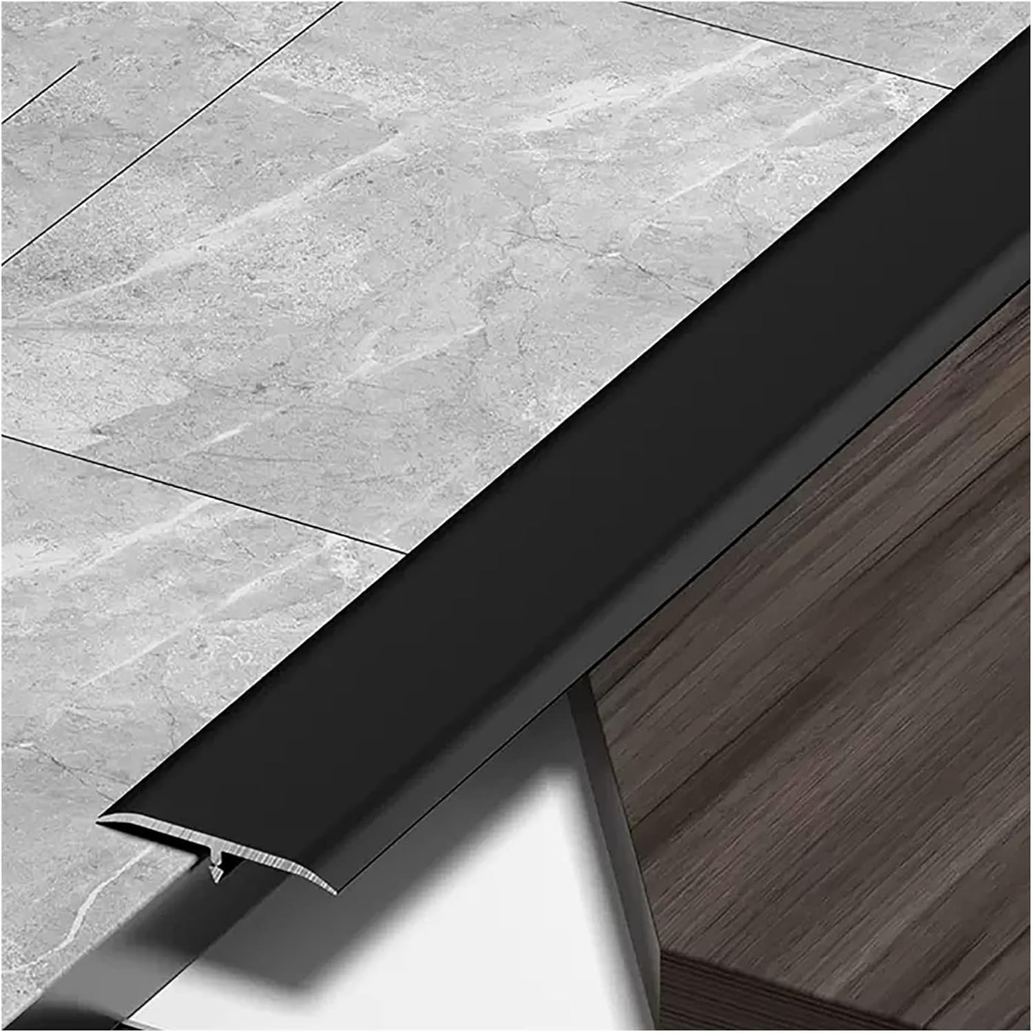 Doorway Uneven Floor Transition Strip, T-Moulding Floor Transition ...