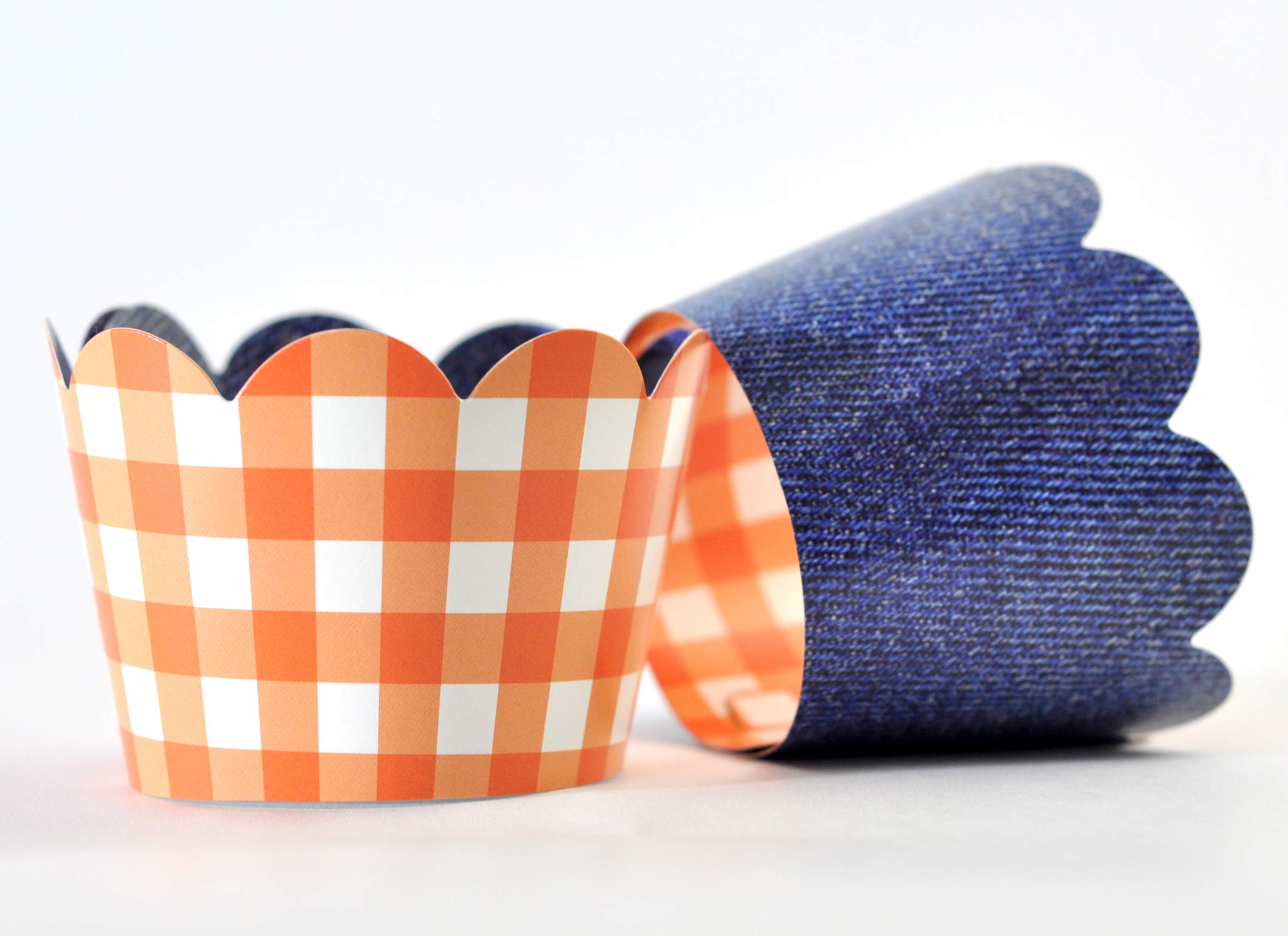 Amazon.com: Picnic Cupcake Wrappers for BBQ Party supplies, Birthday ...