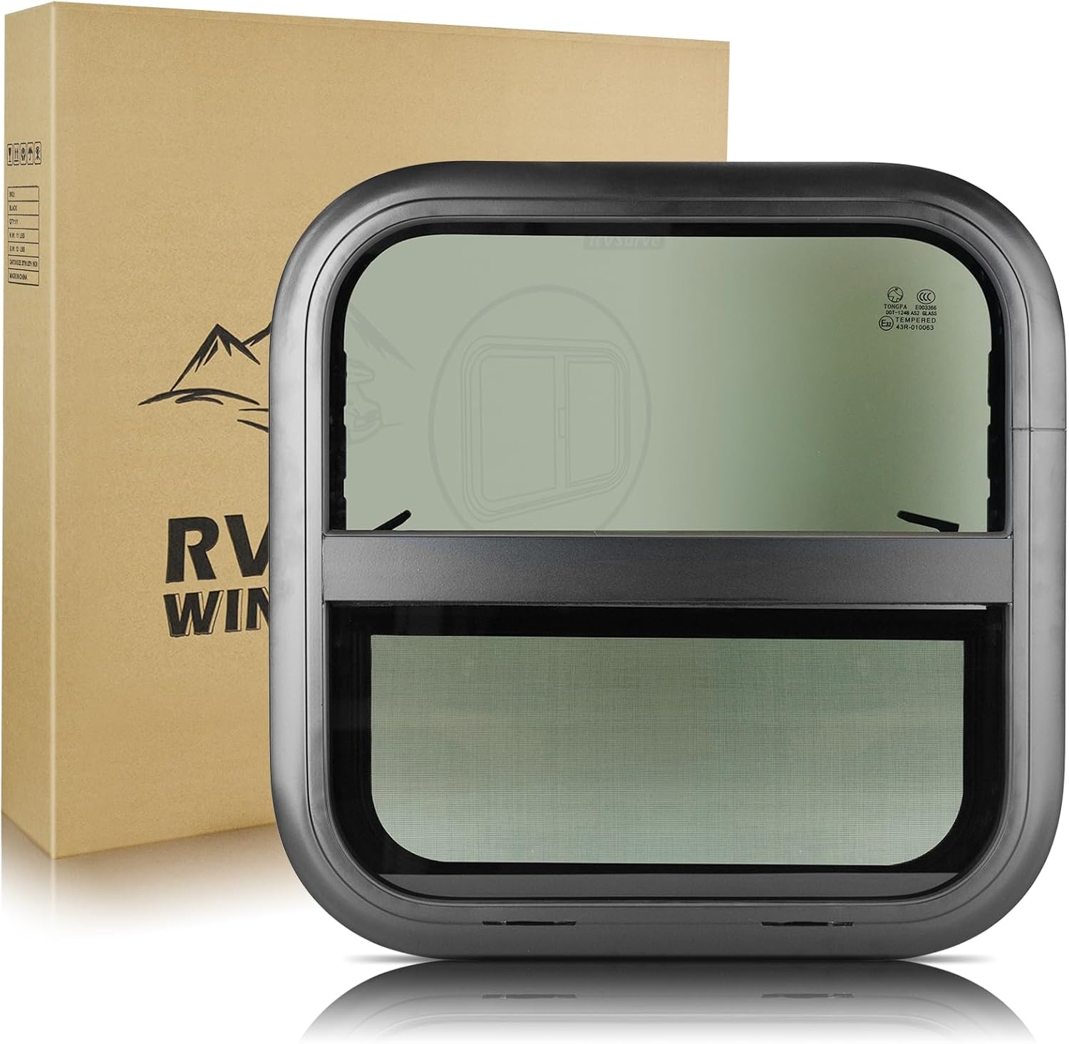 Amazon.com: RV Window Vertical Slide 20" W x 20" H – Ultra Thick ...