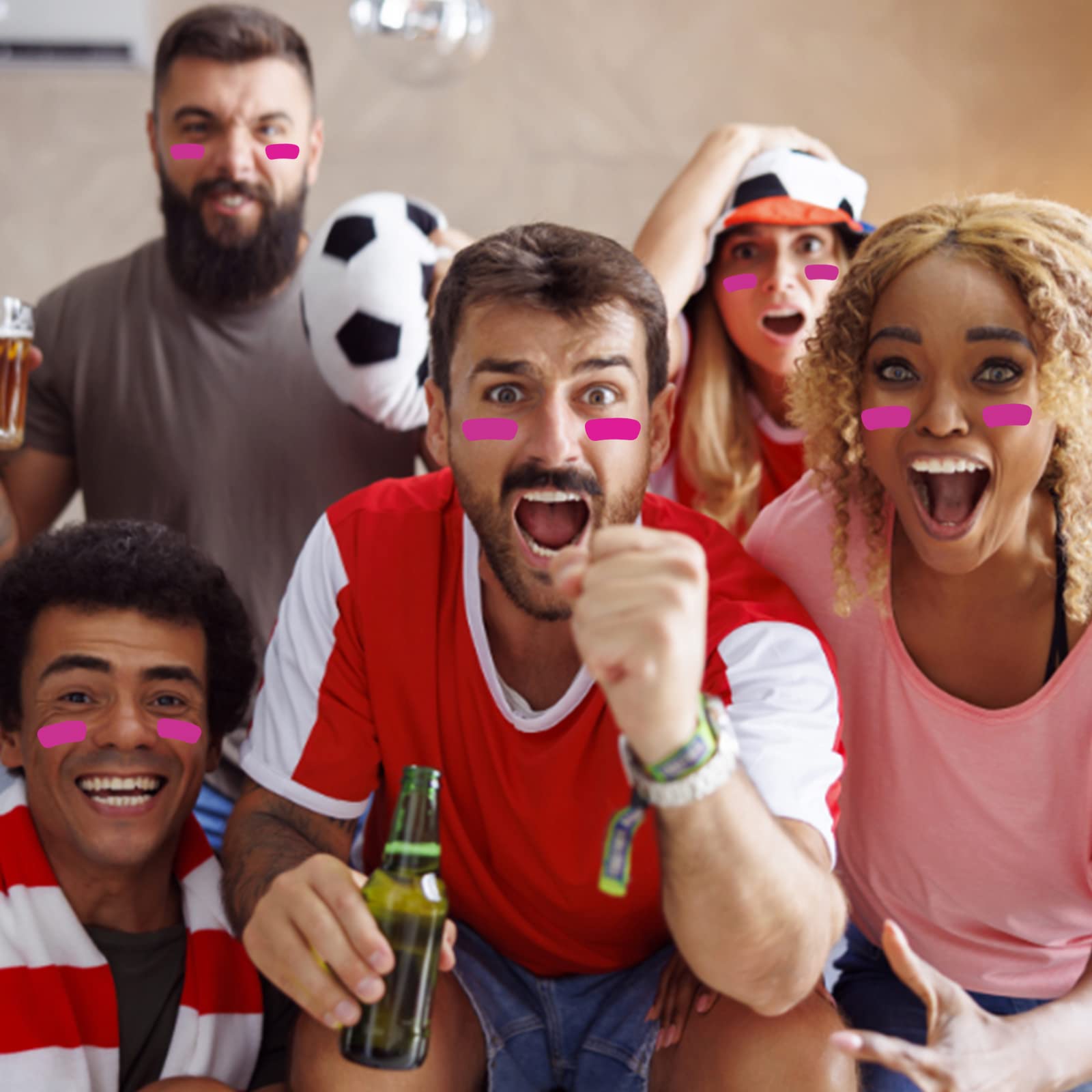 Snapklik.com : 60 Pairs Eye Black Stickers For Kids Customizable Sports ...