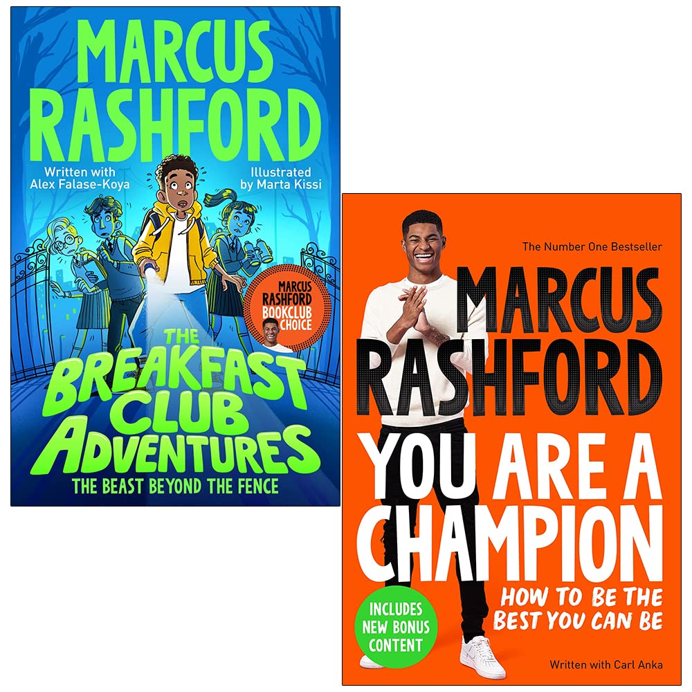 Marcus Rashford Collection 2 Books Set (The Breakfast Club Adventures ...