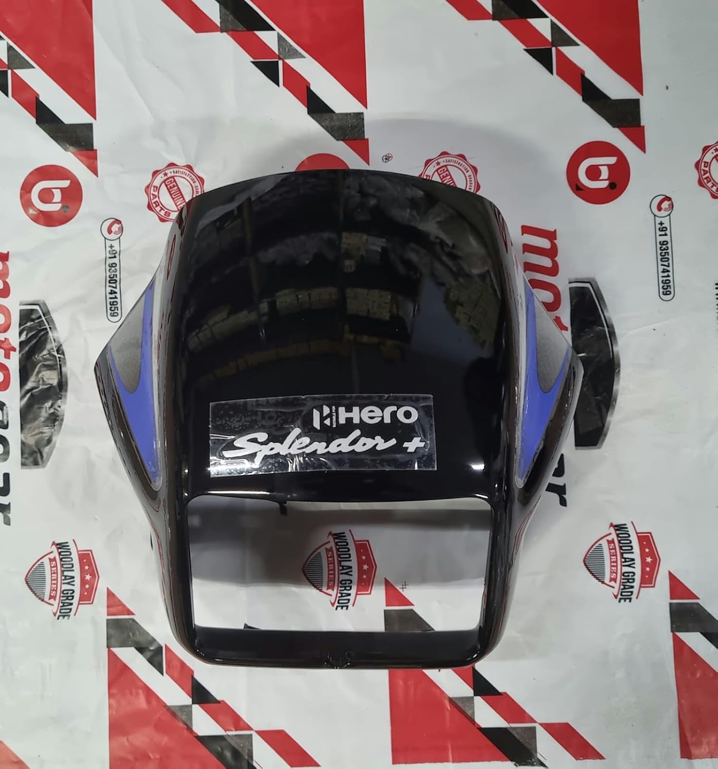 Moto Gear Headlight Visor for Splendor + Alloy Wheel I Heavy Duty Front ...