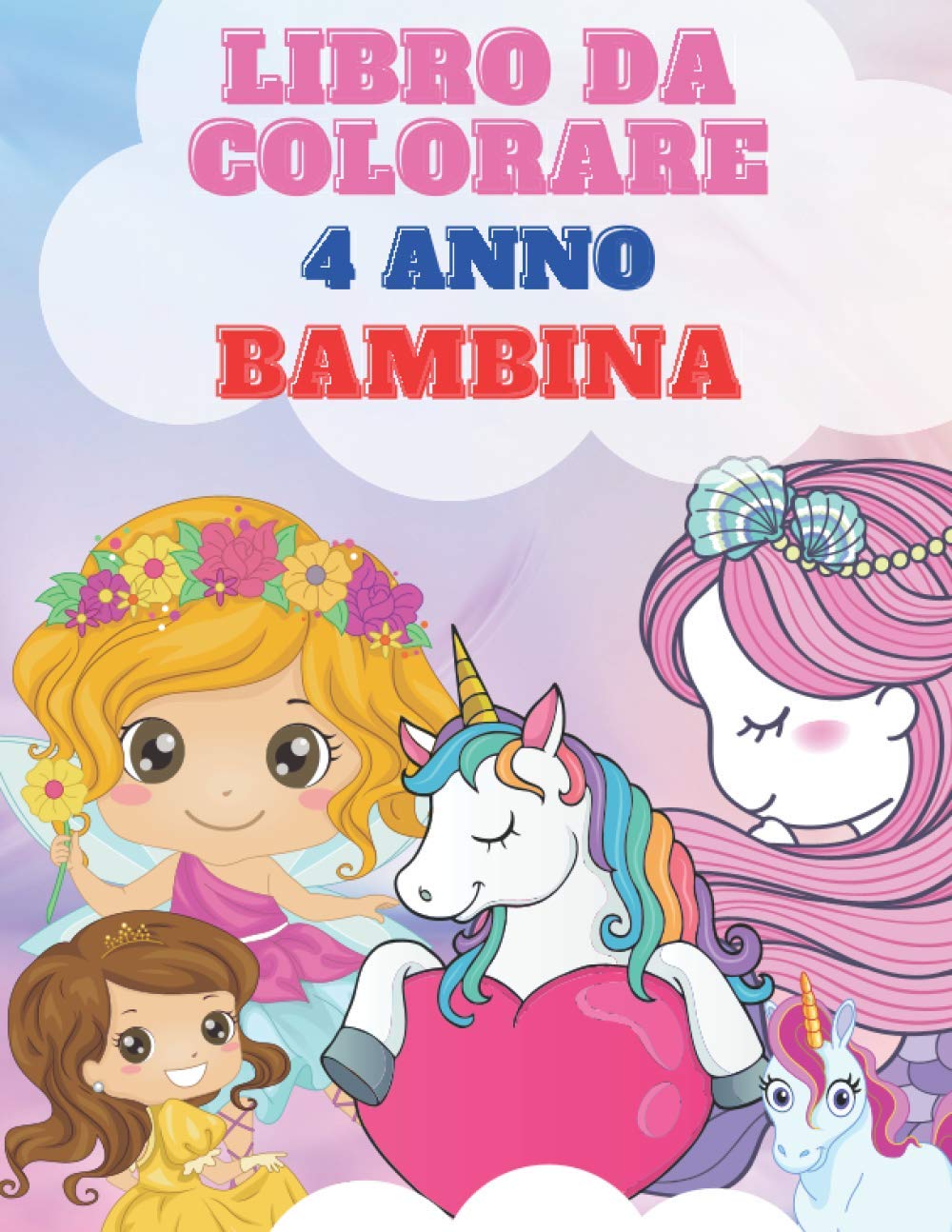 Libro Da Colorare 4 Anno Bambina Album Da Colorare Per | Desertcart GB