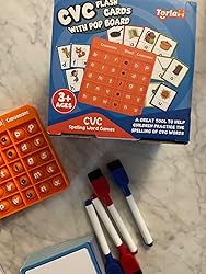 Amazon.com: Torlam CVC Word games Phonics Games Sight Words Flash Cards, Spelling Reading ...