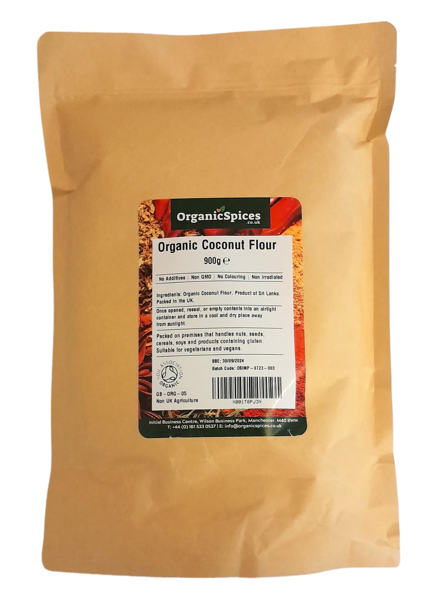 Organic Coconut Flour 900g : Amazon.co.uk: Grocery