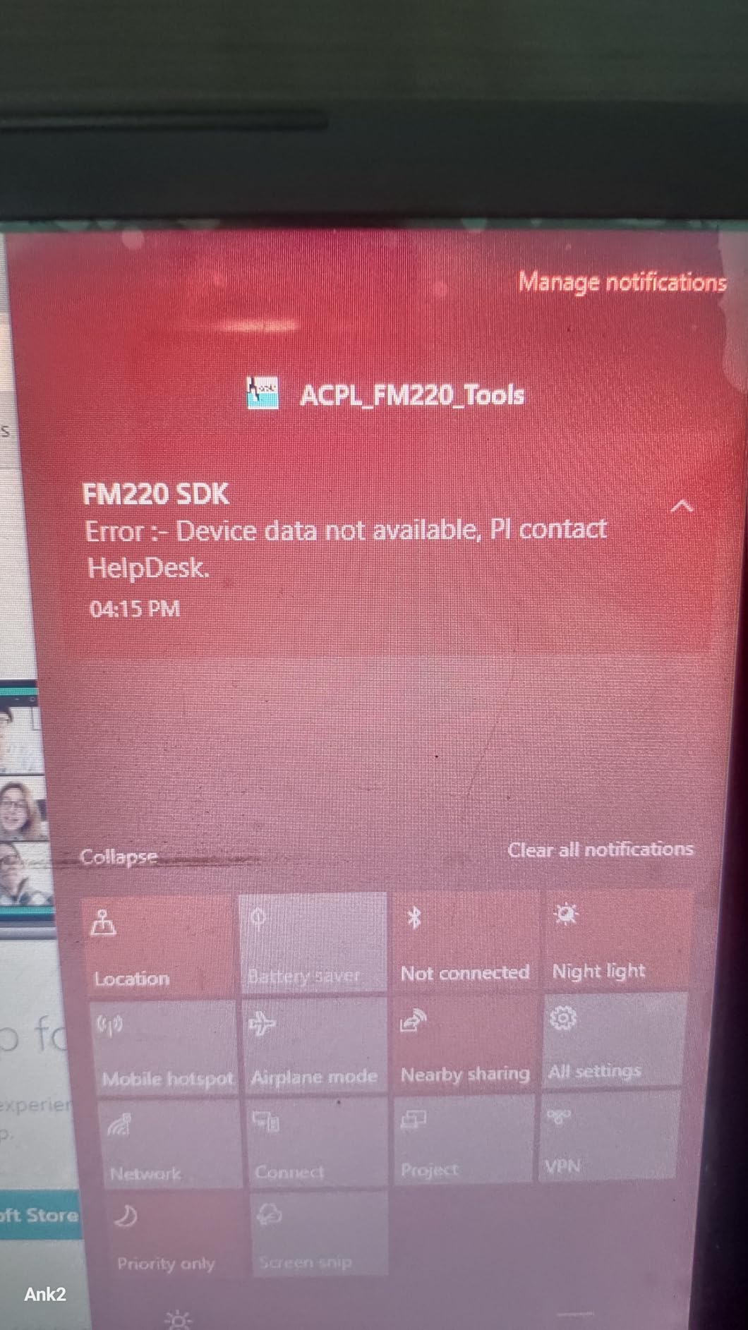 StarTek FM220 Fingerprint Scanner with 1 Yr RD & Installation Support ...