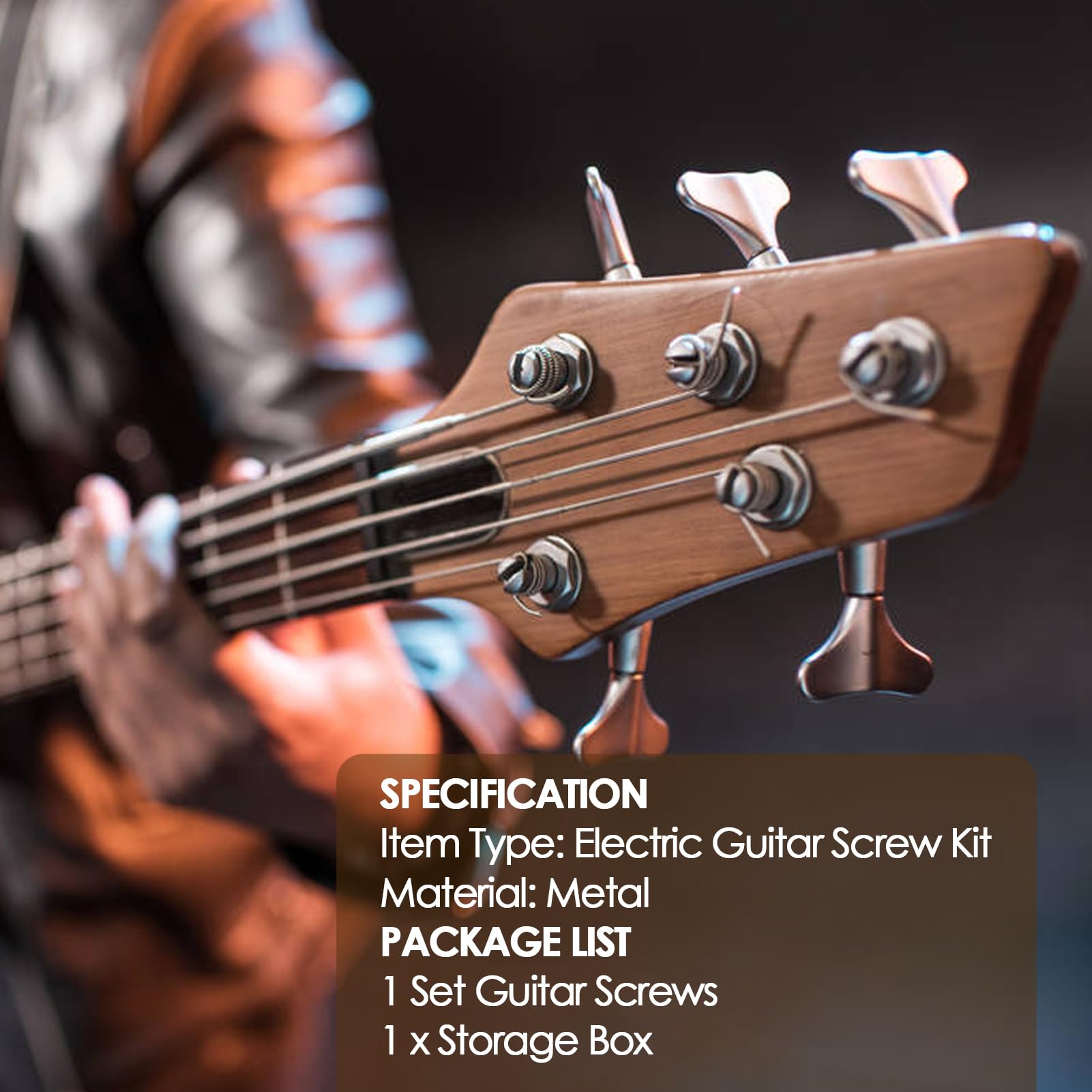 Snapklik.com : Walfront Guitar Screw Kit Multiple Sizes Guitar Metal ...