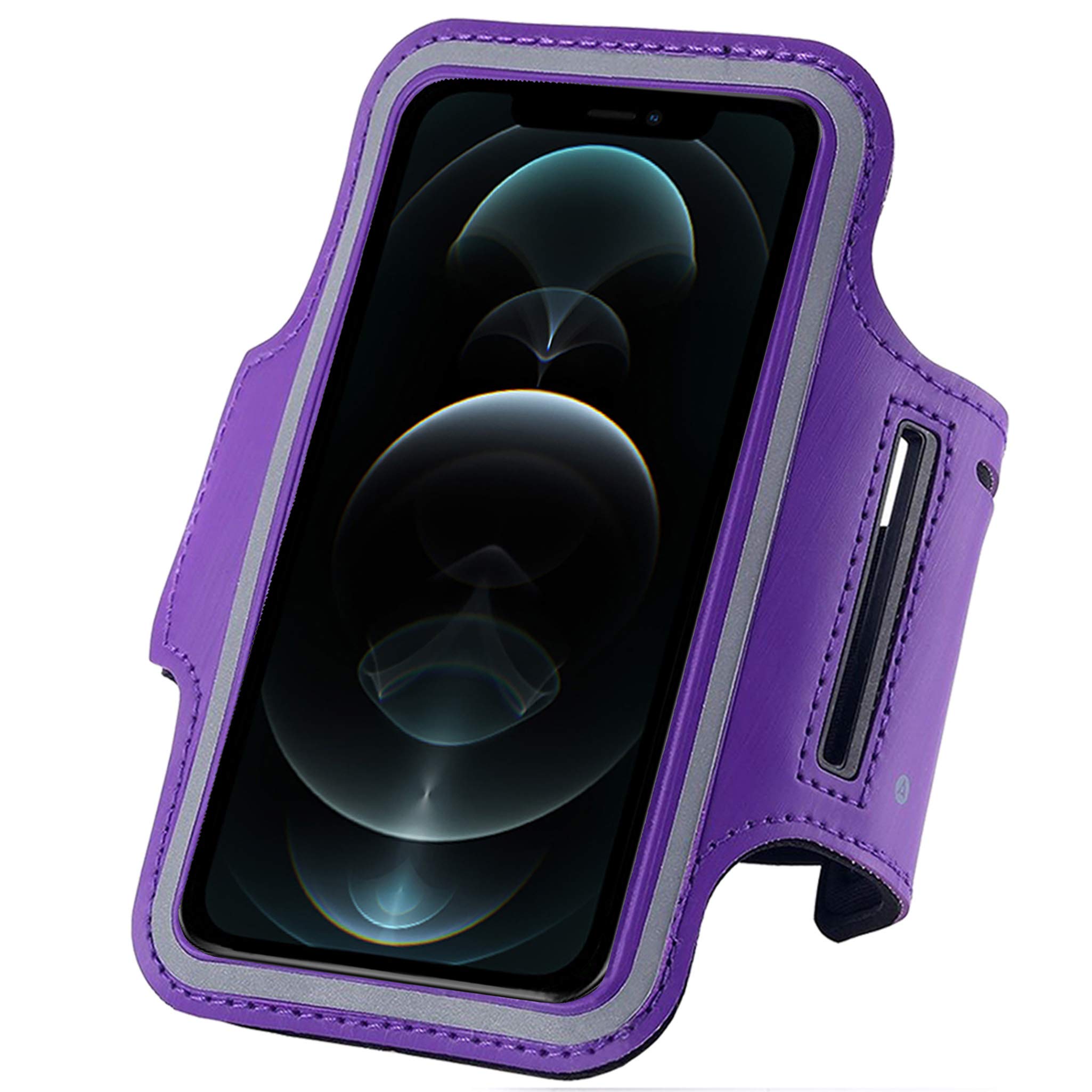 Nplus India New Fancy Armband for Apple iPhone 13 Purple Gym Running ...