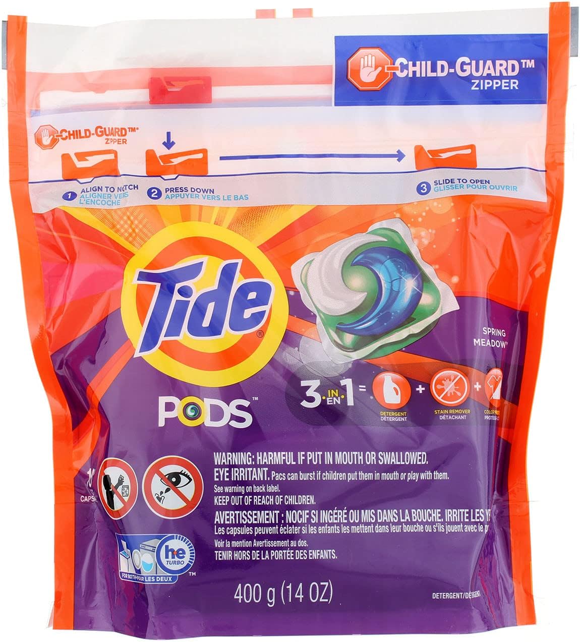 Amazon.com: BIZ 20 Count Pods Laundry Detergent Liquid Boosters, 3-Pack ...