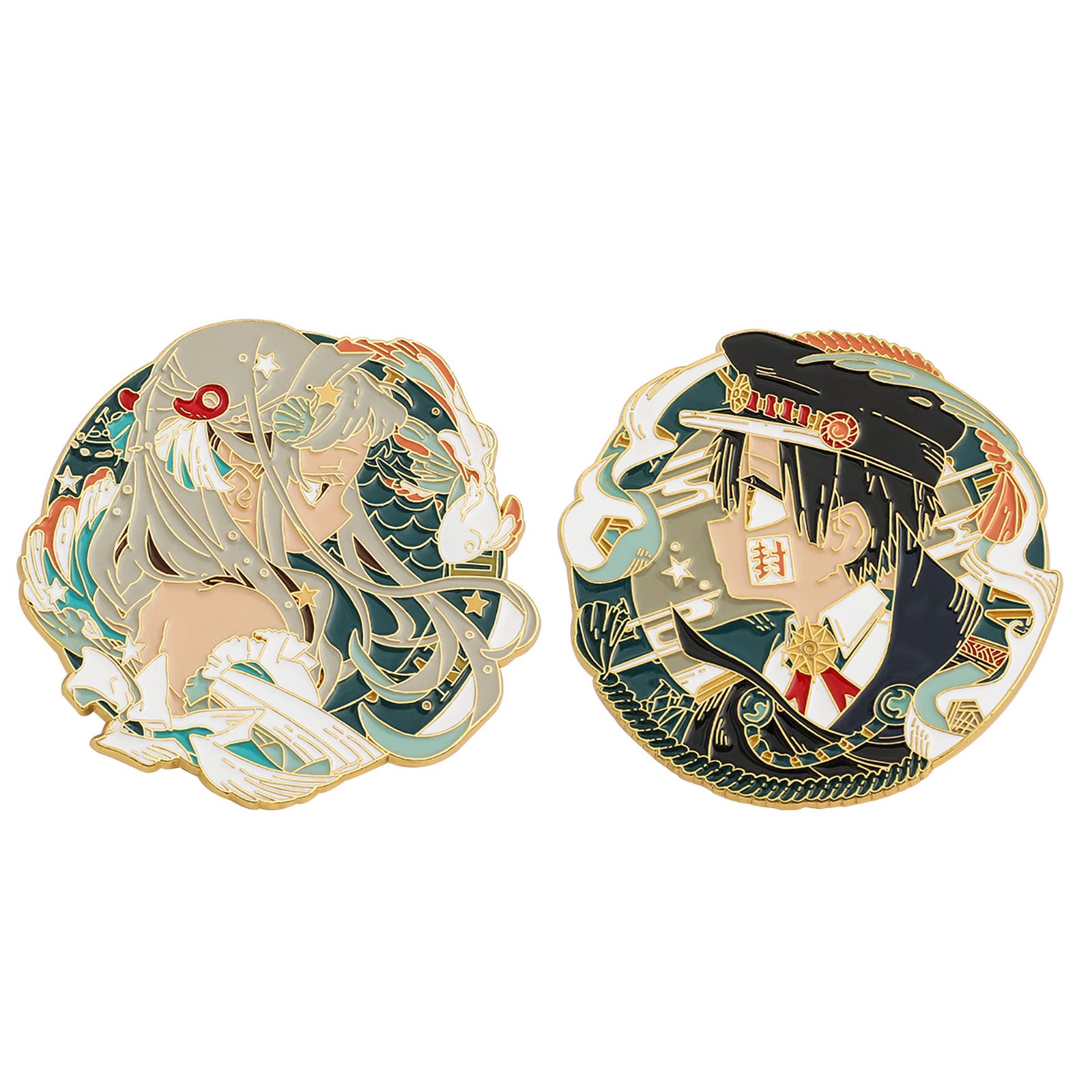 Buy 2Pcs Toilet Bound Hanako Kun Pins Set, Anime Manga Yashiro Nene ...
