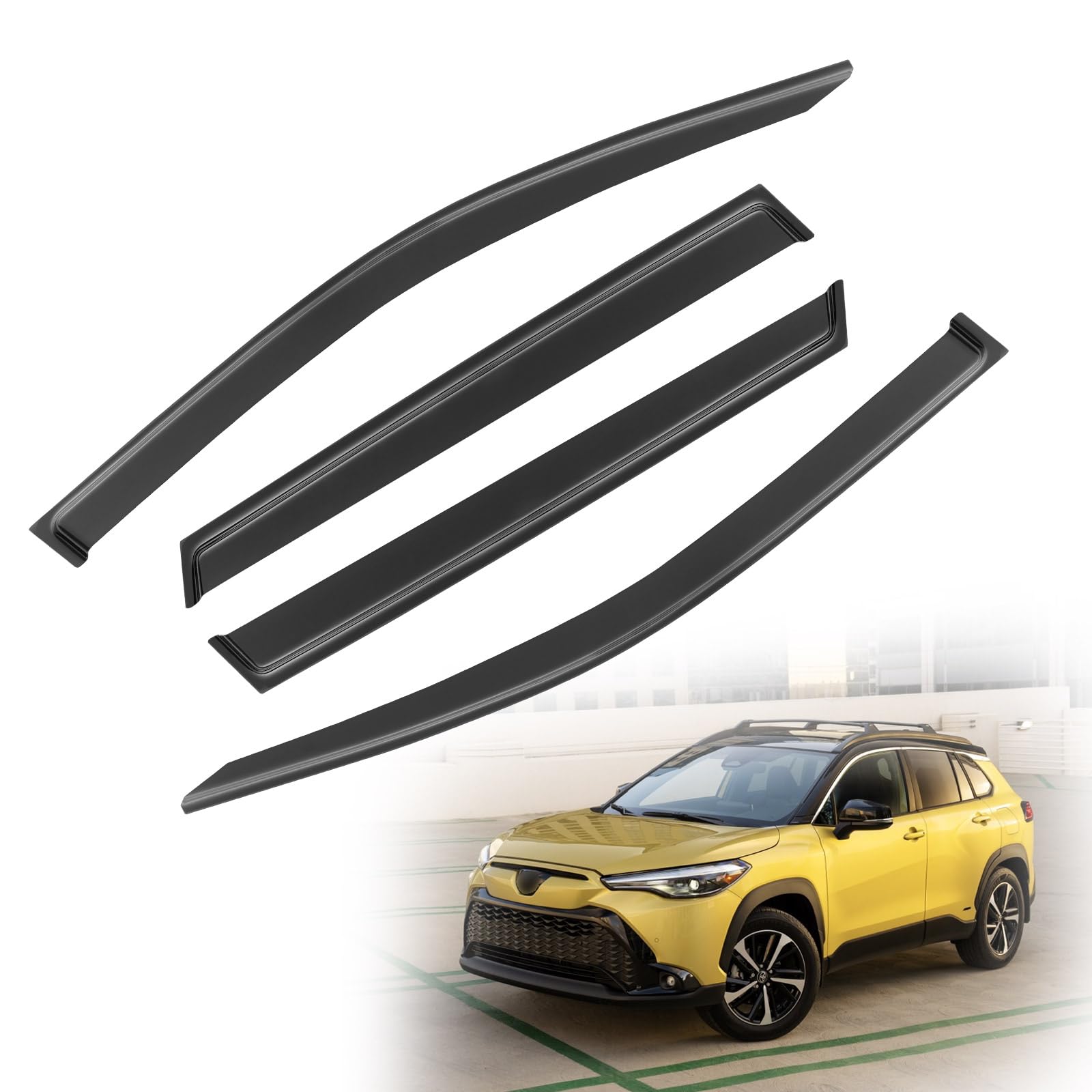 Window Rain Guards for 2022-2024 Toyota Corolla Cross, Window Visor ...