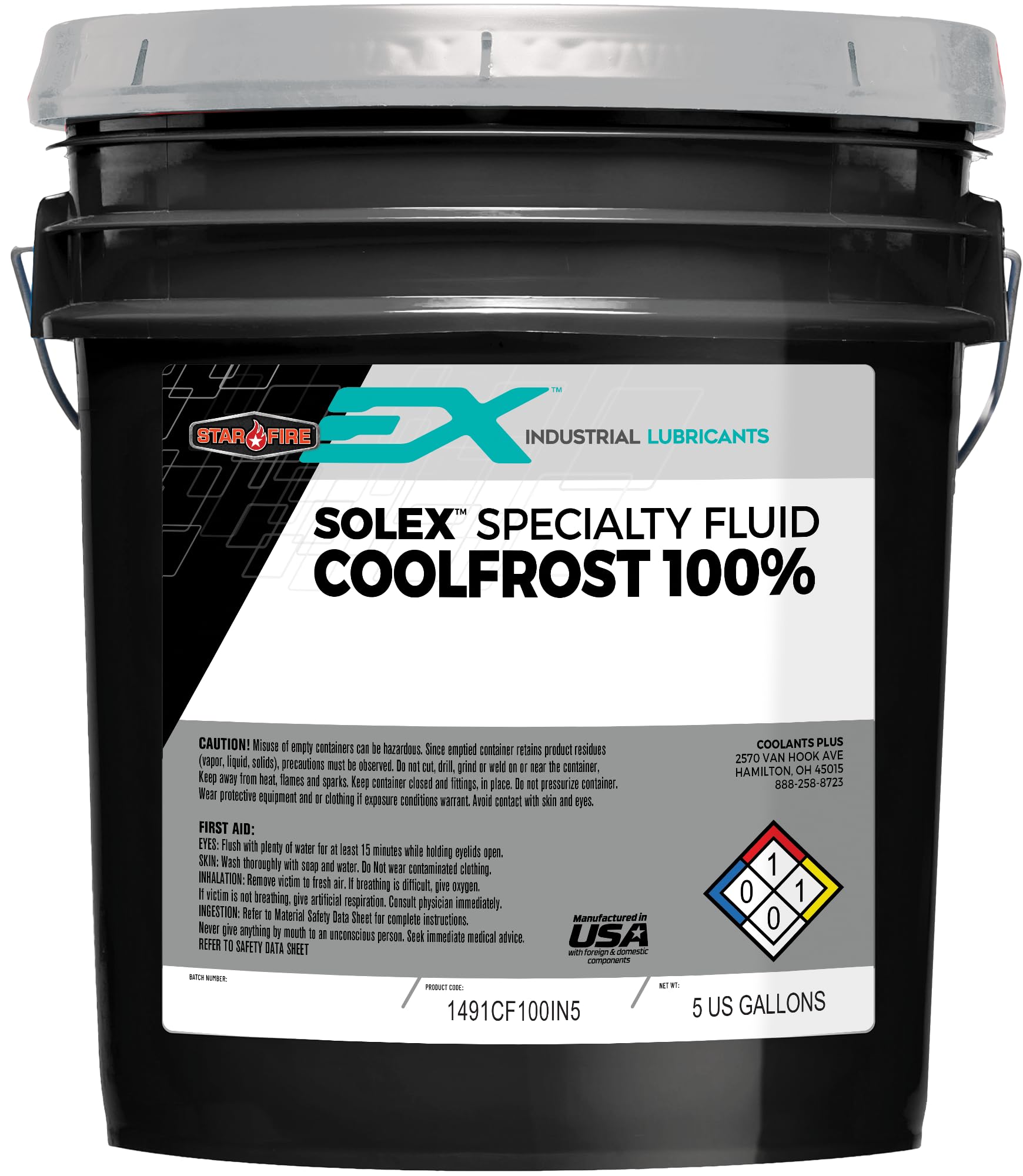Amazon.com: SOLEX Coolfrost 100% Heat Transfer Fluid (5gl) : Automotive