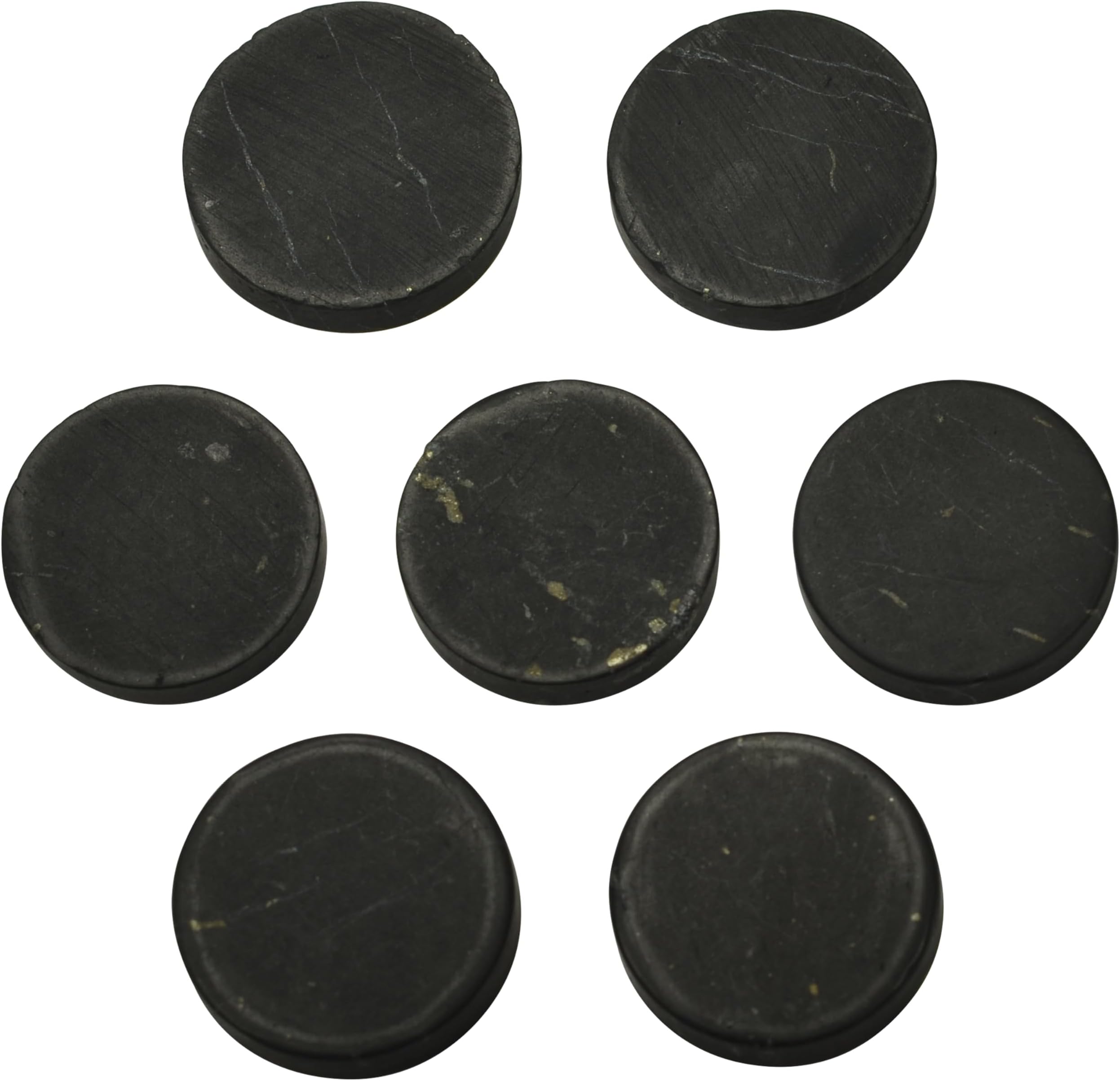 Amazon.com: Shungite World 7 pcs Authentic Shungite Stickers Unpolished ...