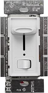 Lutron Sf-12P-277-3-Wh White Skylark 277V 6A Fluorescent 3-Way Preset Dimmer Switch - Dimmer ...