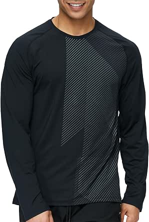Amazon.com: NONGCHAOER Long Sleeve Shirts for Men Gym Athletic Workout ...