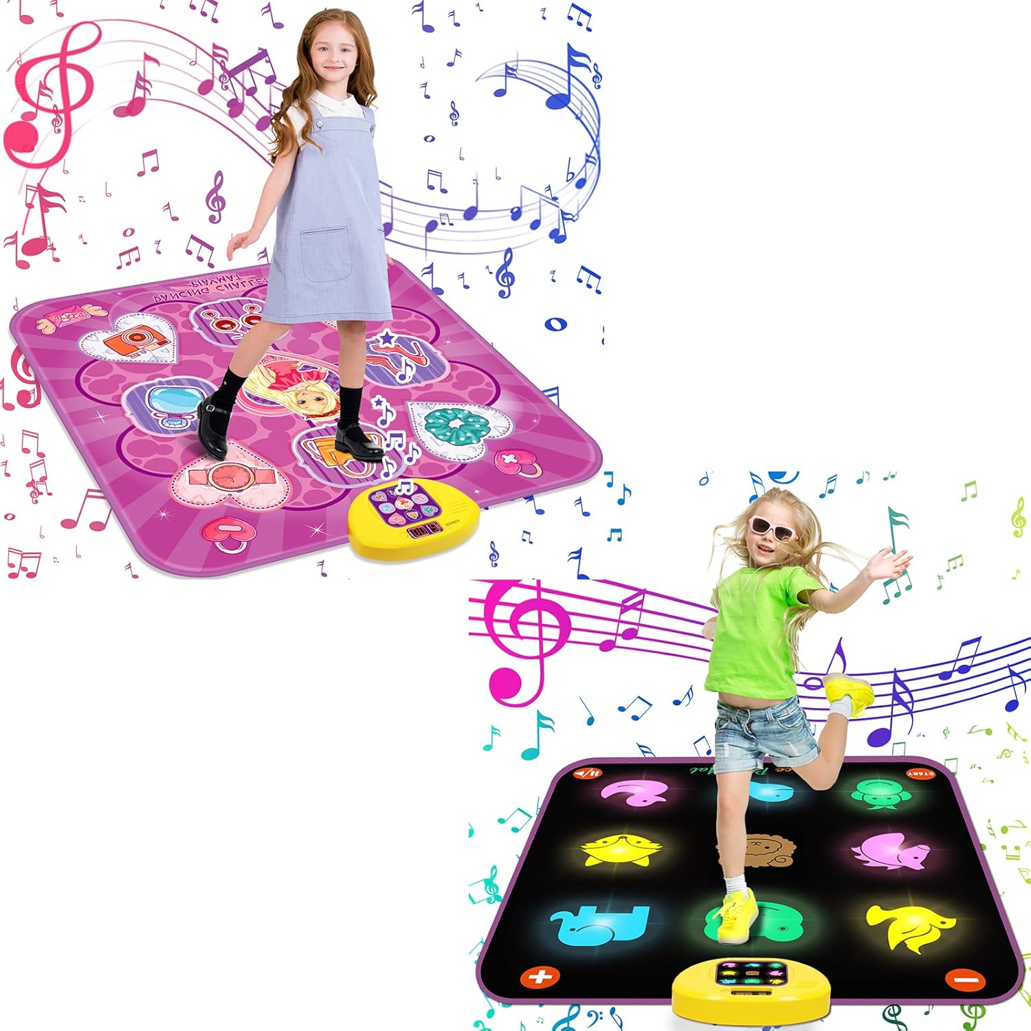 Amazon.com: Dance Mat,Toys for 3 4 5 6 7 8+ Year Old Girls,Dance Mat ...