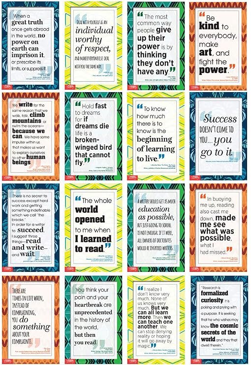 Amazon.com: Teacher's Discovery African-American Voices: Writers Poster ...