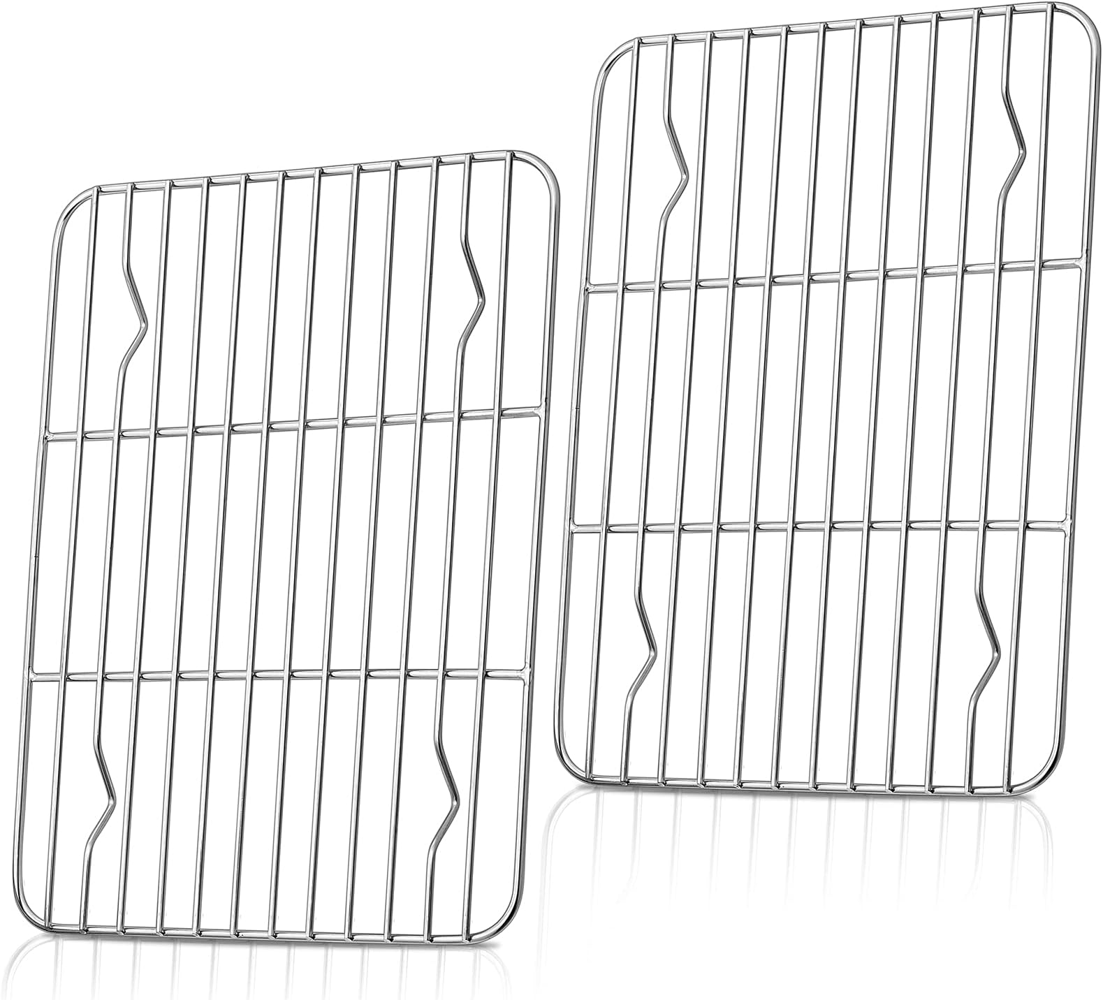 Cooling Racks Set of 2, Joyfair Stainless Steel Small Wire Rack for ...