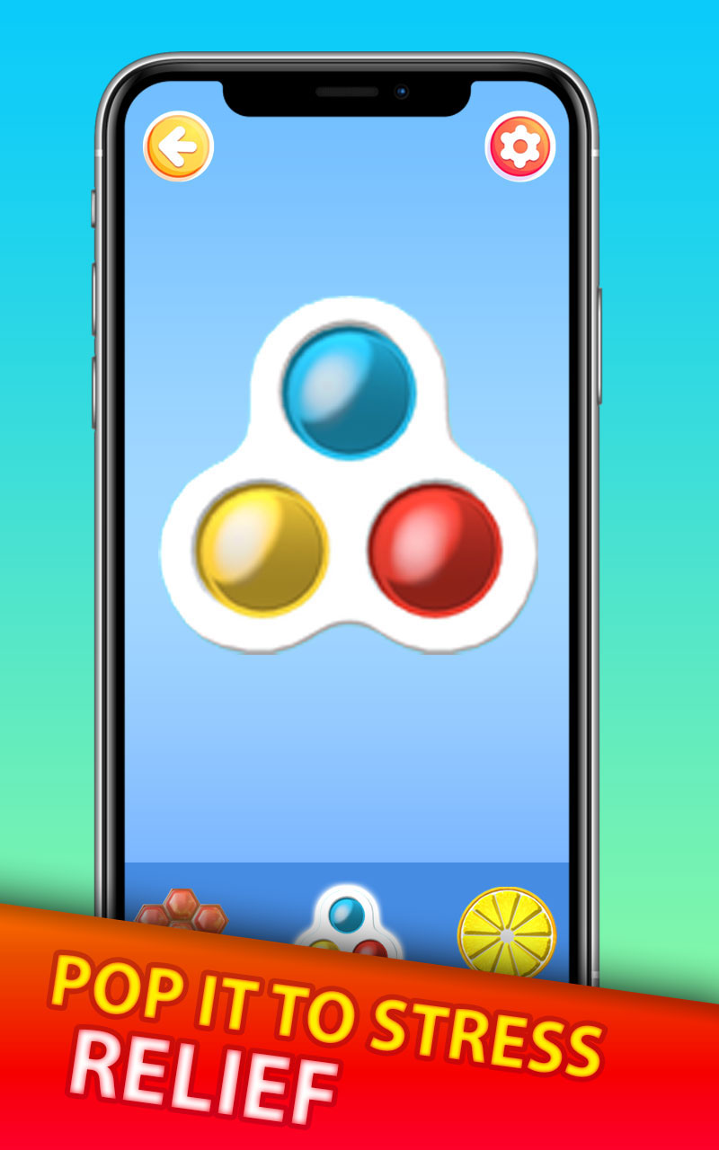 Bubble Pop It Fidget Toys Push 3D - Fidget Pop it Master Antistress ...