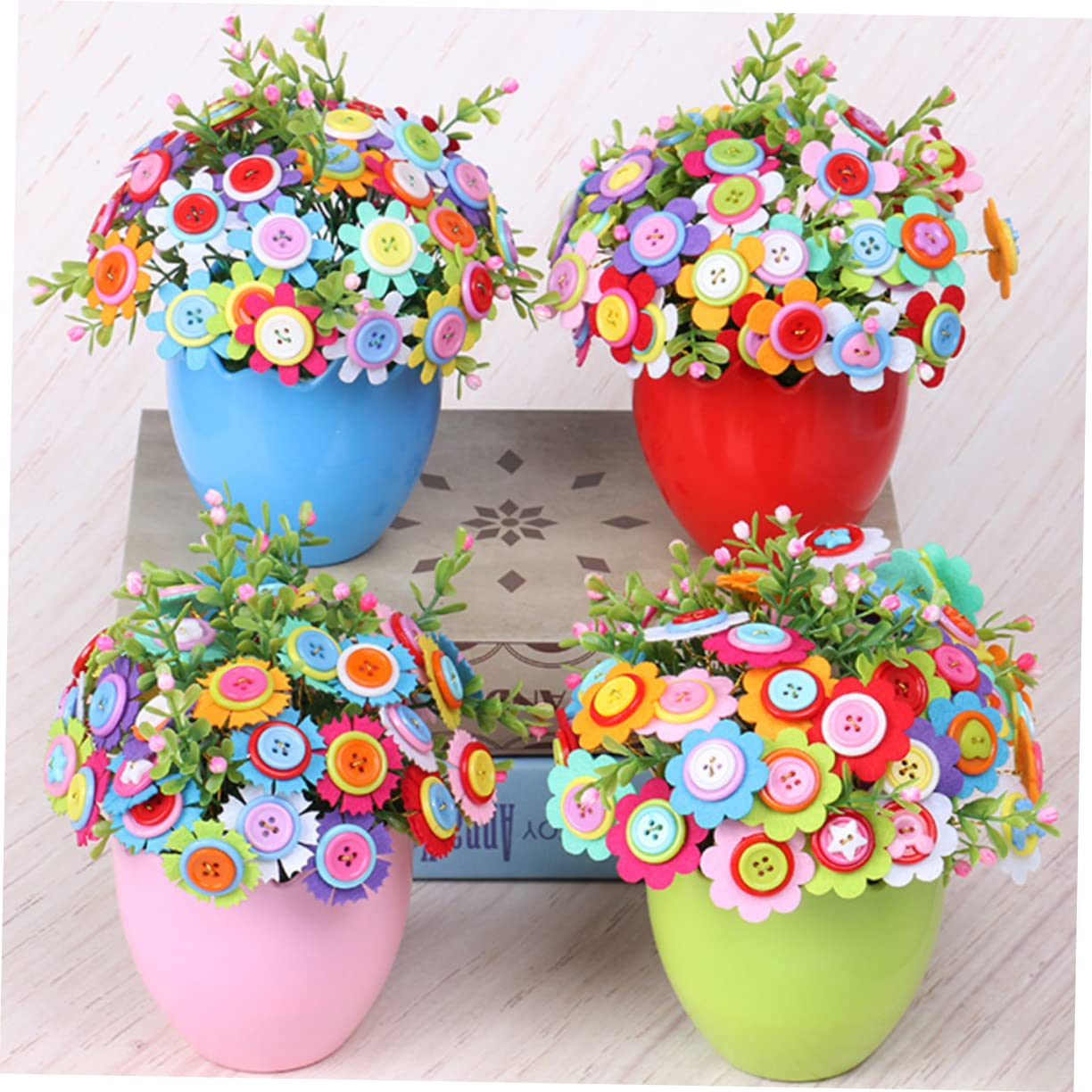 Diy Fabric Flower Craft Kit EZBIORT For Kids Ages 4-12 - Make Your Own ...