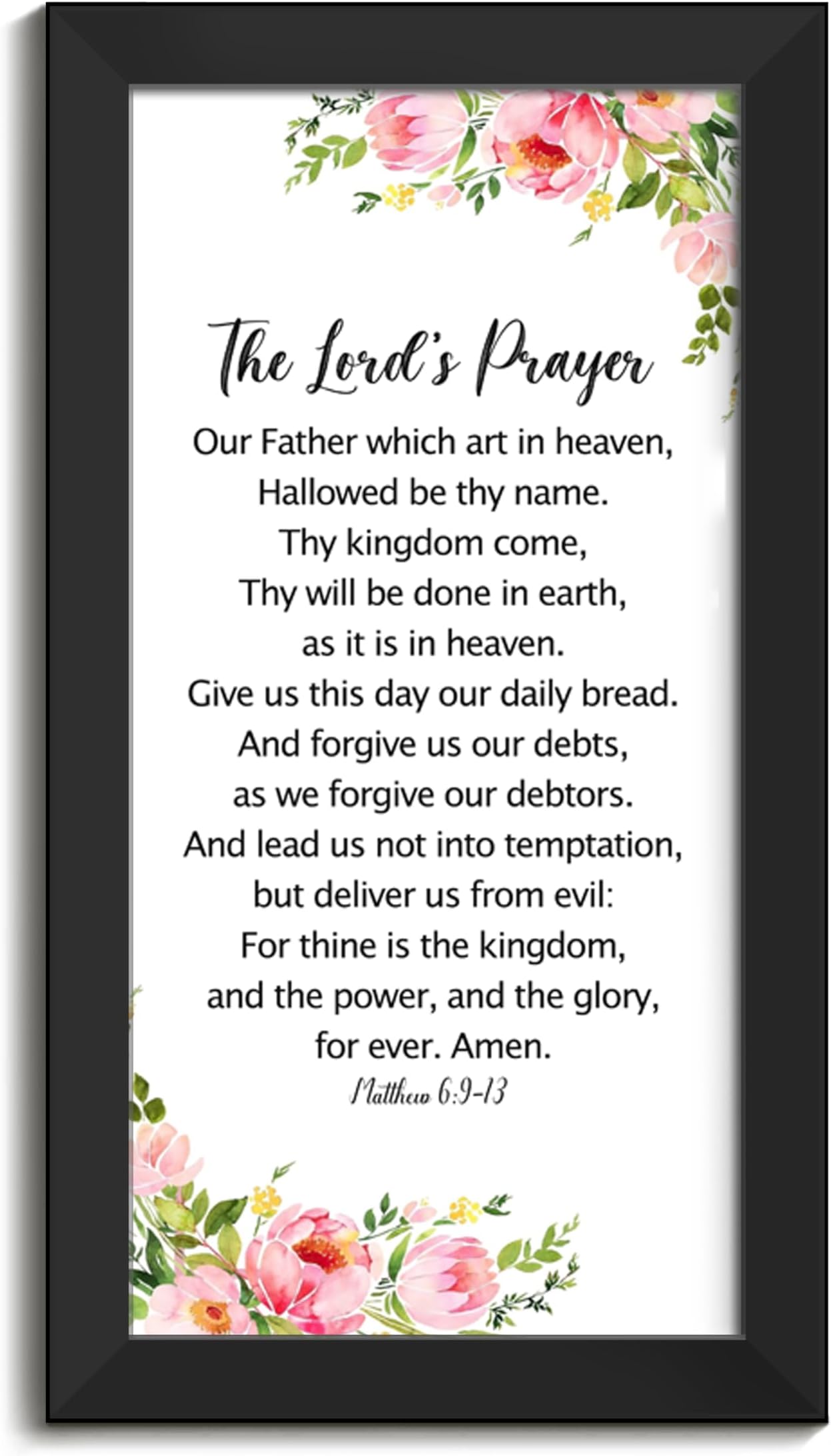 Interio Crafts The Lord's Prayer - Bible Verse Wall Frames for Home or ...