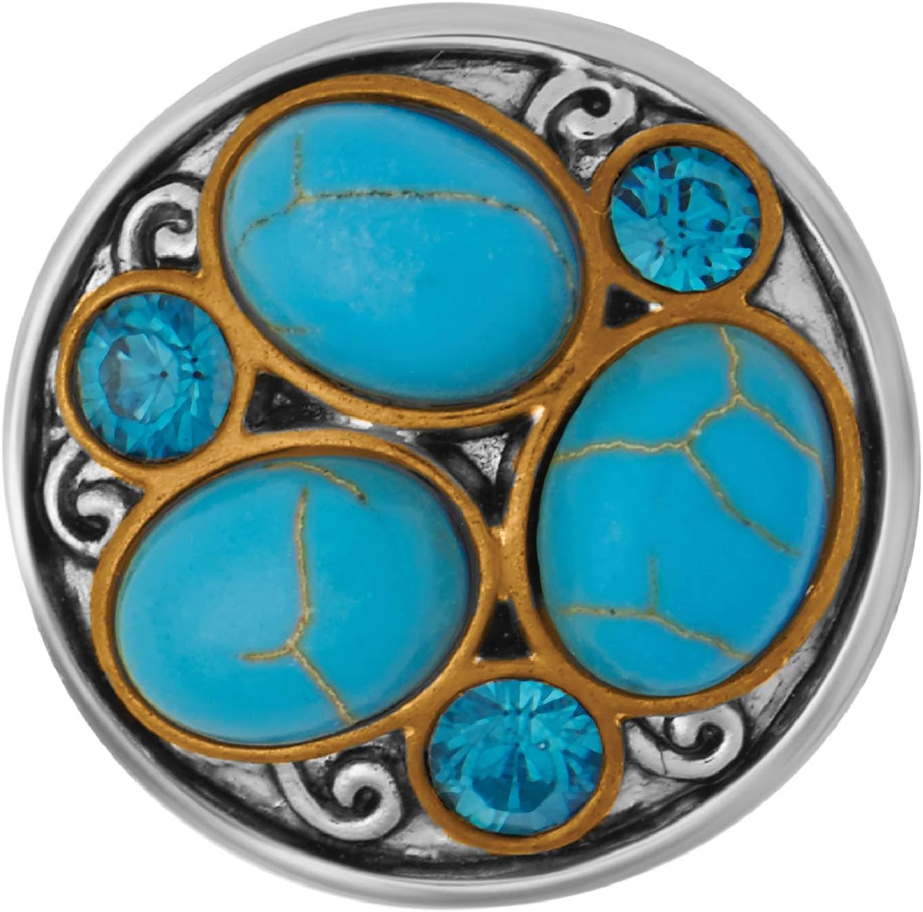 Amazon.com: Ginger Snaps Treasured Turquoise Charm Accessory ...