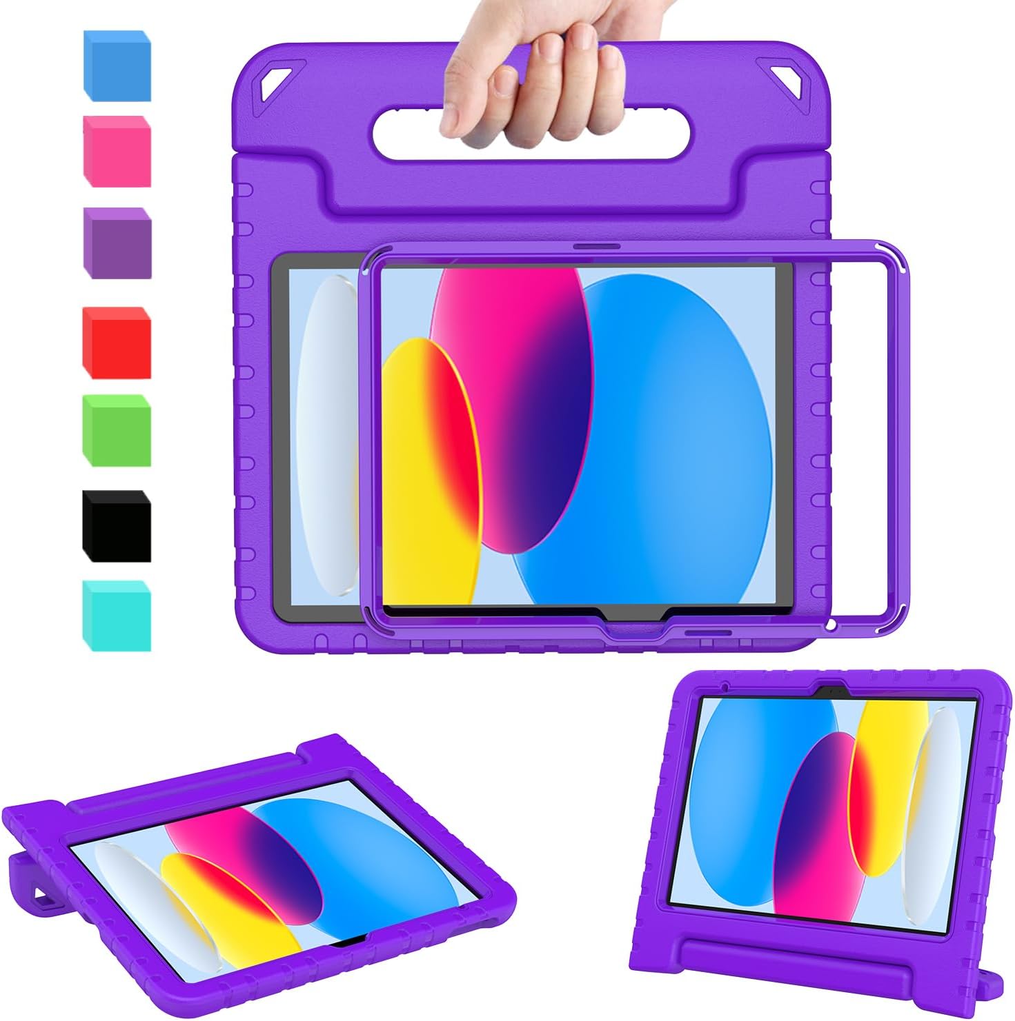 Amazon.com: AVAWO iPad 10th Generation Kids Case 2022 (10.9 inch), New ...