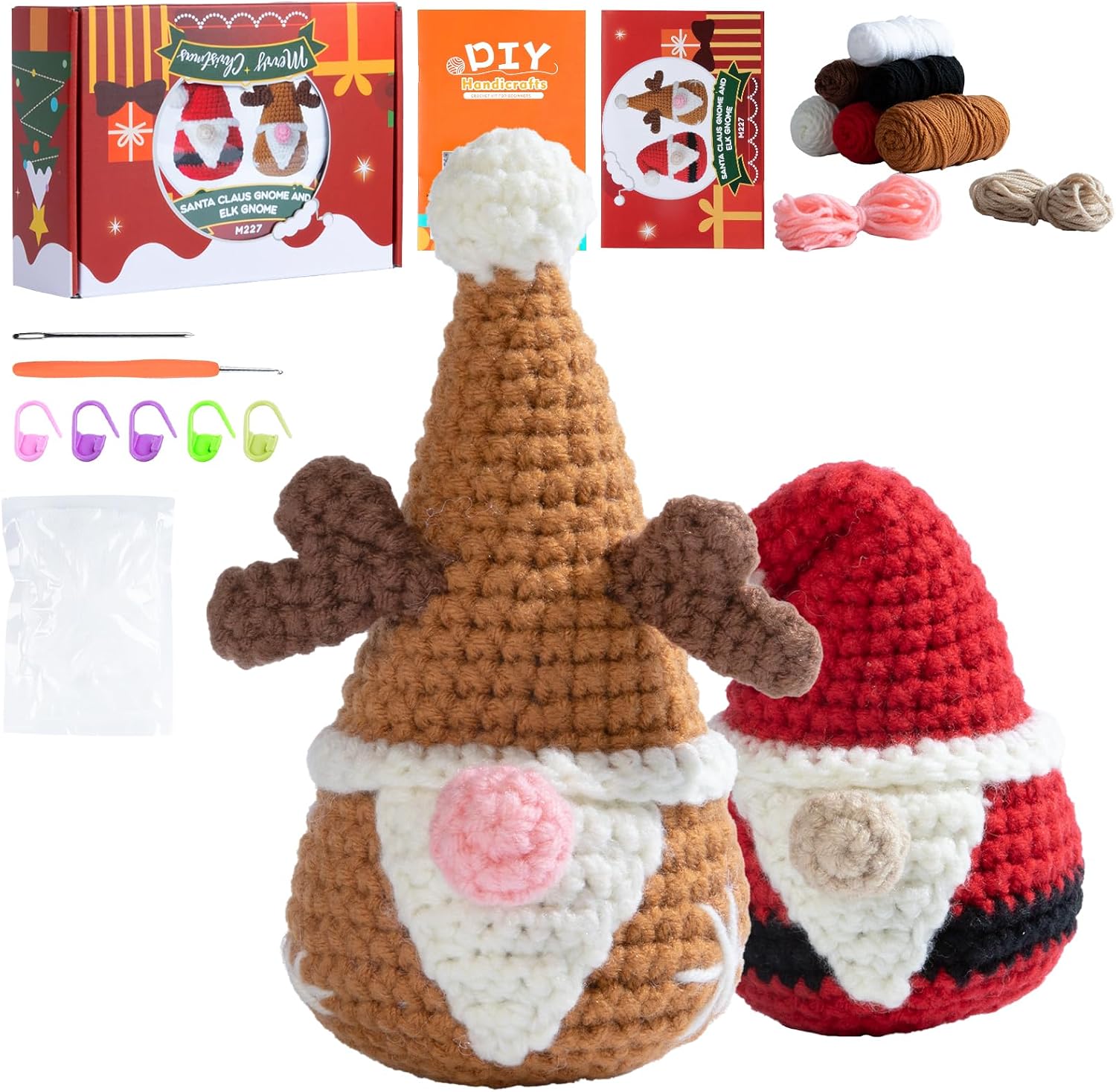 Amazon.com: HTVRONT Crochet Kit for Beginners - Complete Crochet Kits ...
