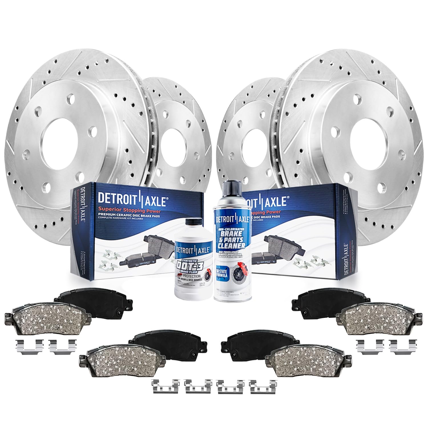 Amazon.com: Detroit Axle - Brake Kit for Buick Rainier Chevrolet SSR ...