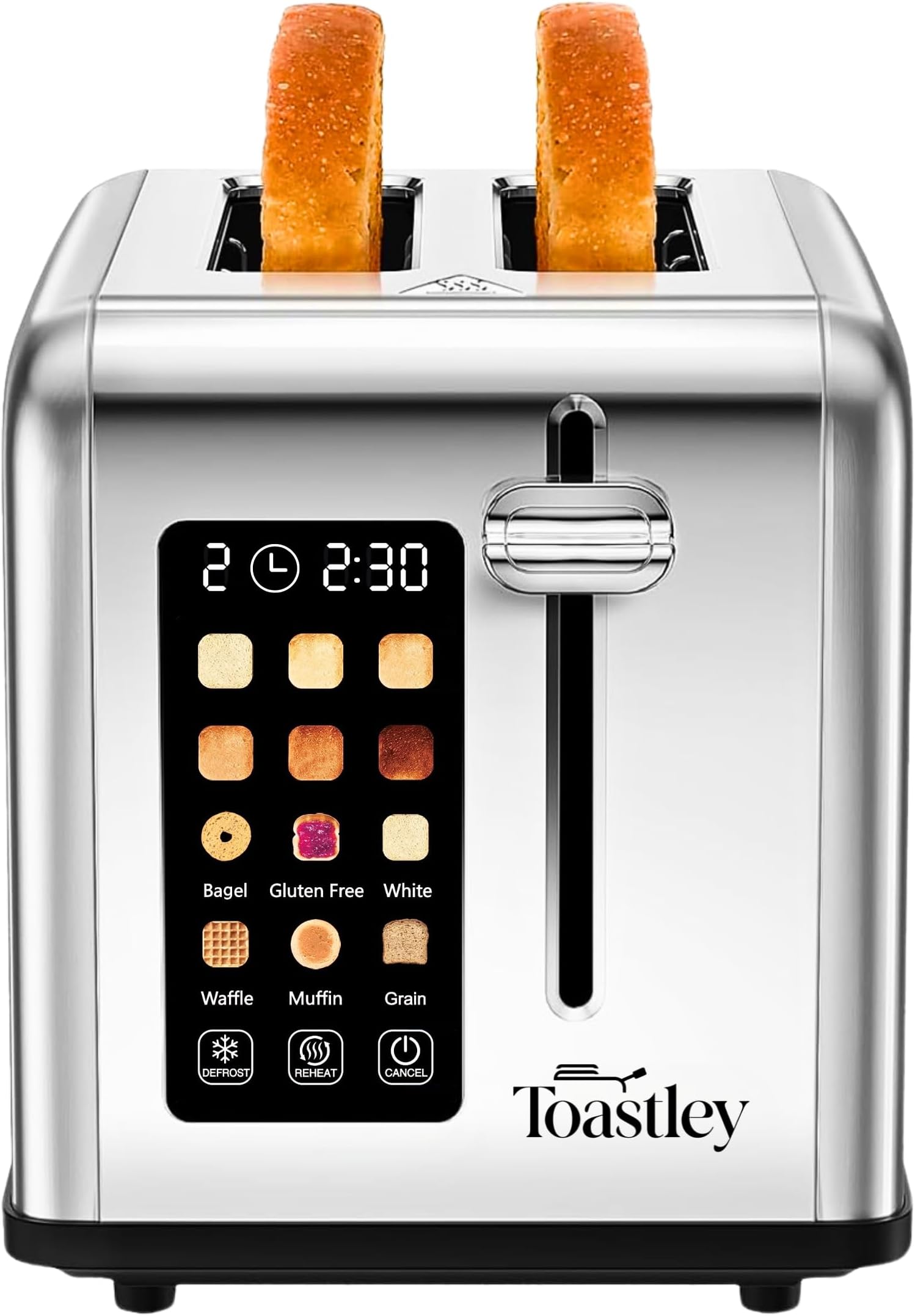 Toastley Smart Toaster 2 Slice with Screen Touch Control. 2 Slice ...