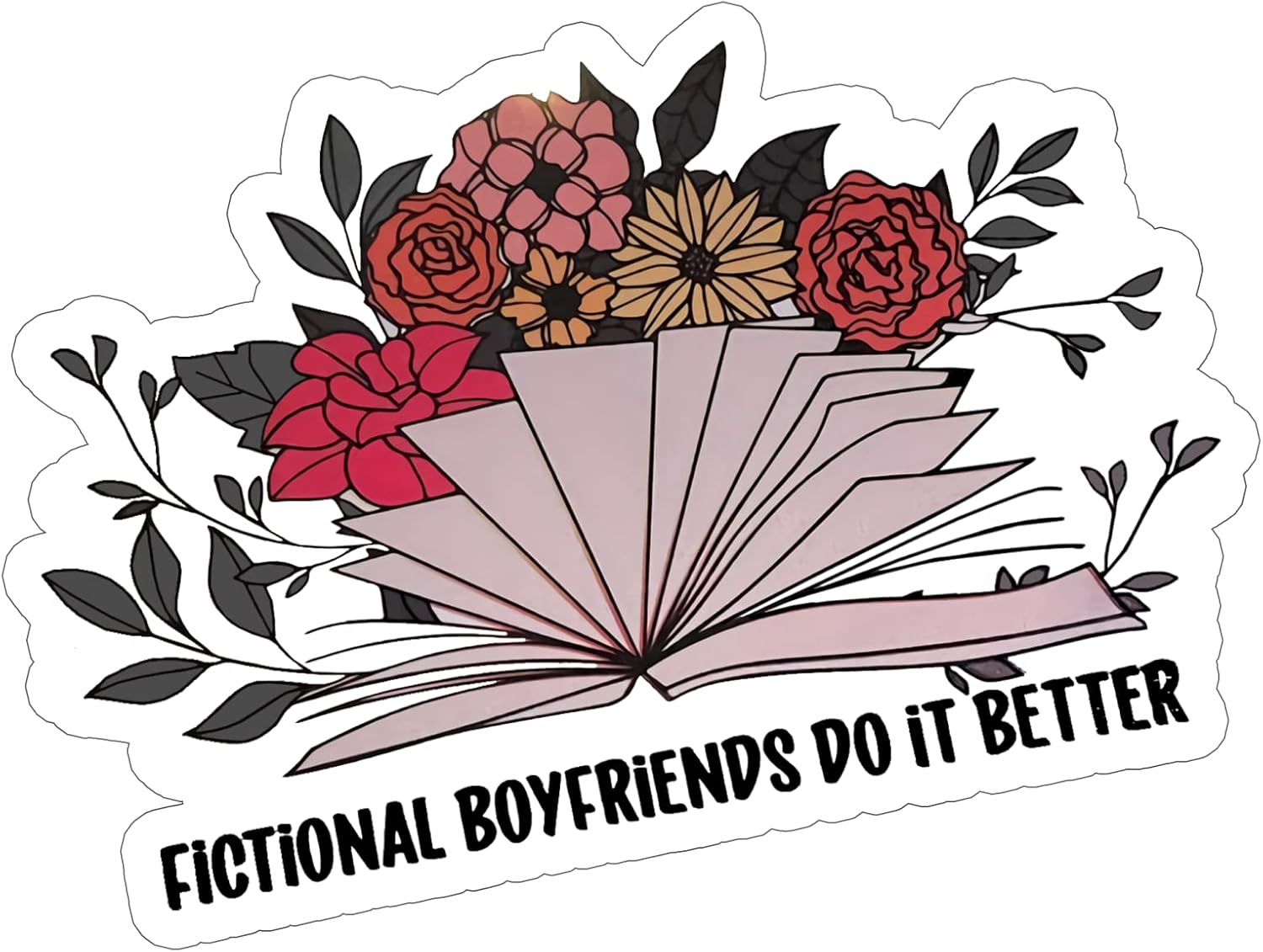 Amazon.com: Fictional boyfriends do it better sticker, Kindle Laptop ...