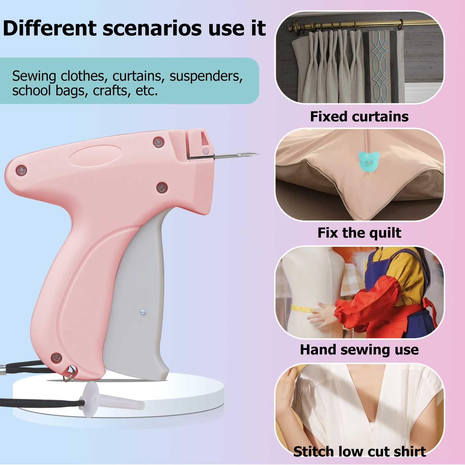 Snapklik.com : Quick Clothing Fixer, Stitch Gun, Tagging Gun For ...