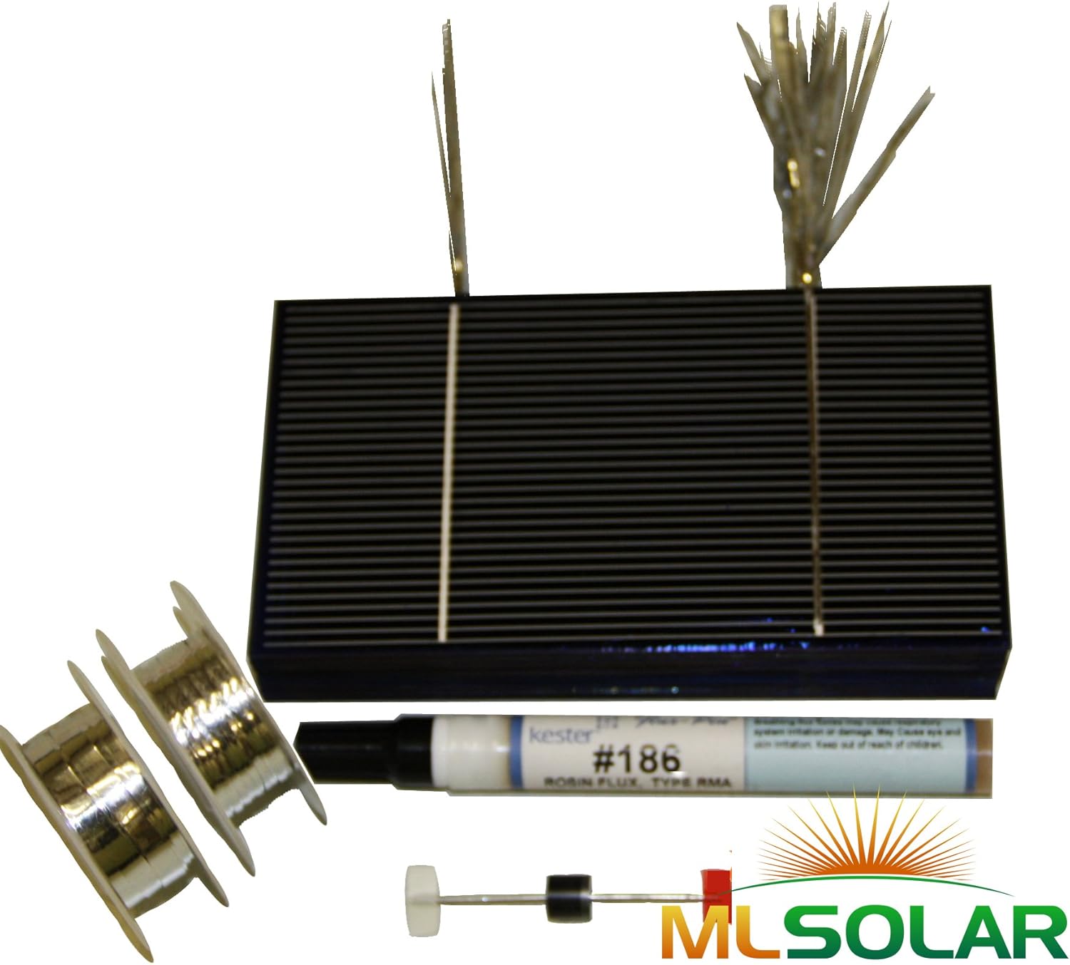 Amazon.com : 190 Solar Cell Full Tabbed DIY Solar Panel Kit 340 watt ...