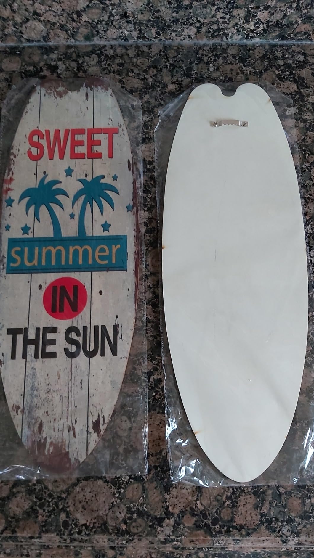 Operitacx 3pcs Surfboard Signs Beach Welcome Sign Tropical Bar Sign ...