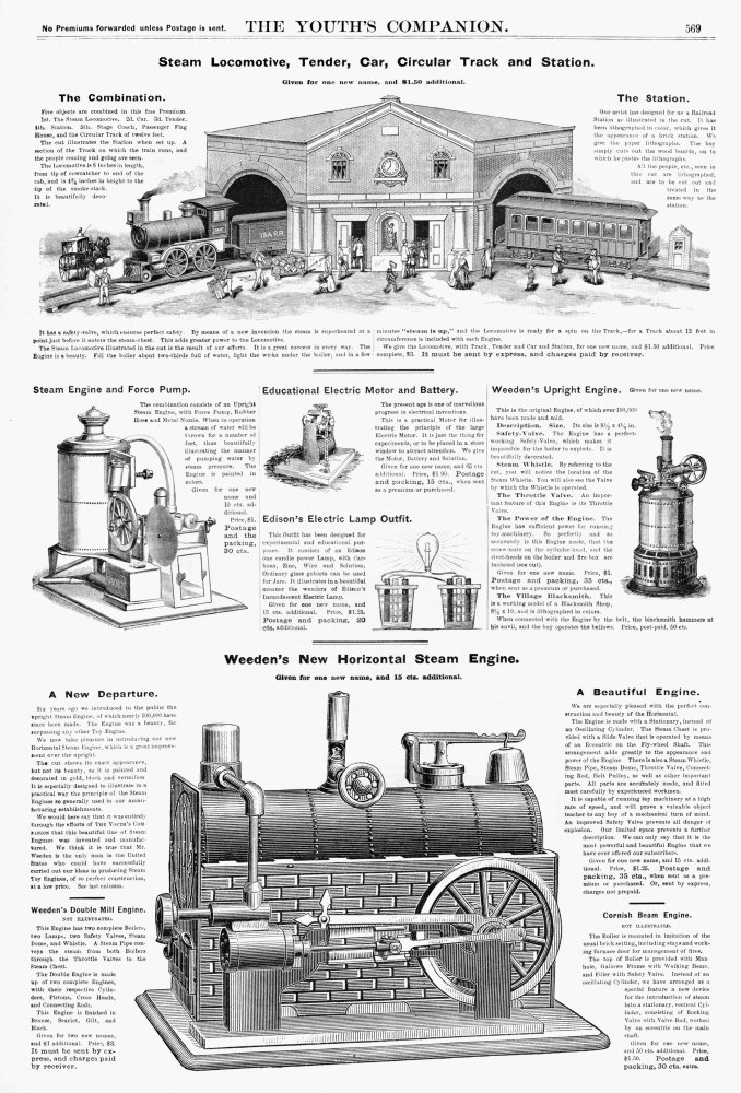 Advertisements For 1800 Steam Trains
