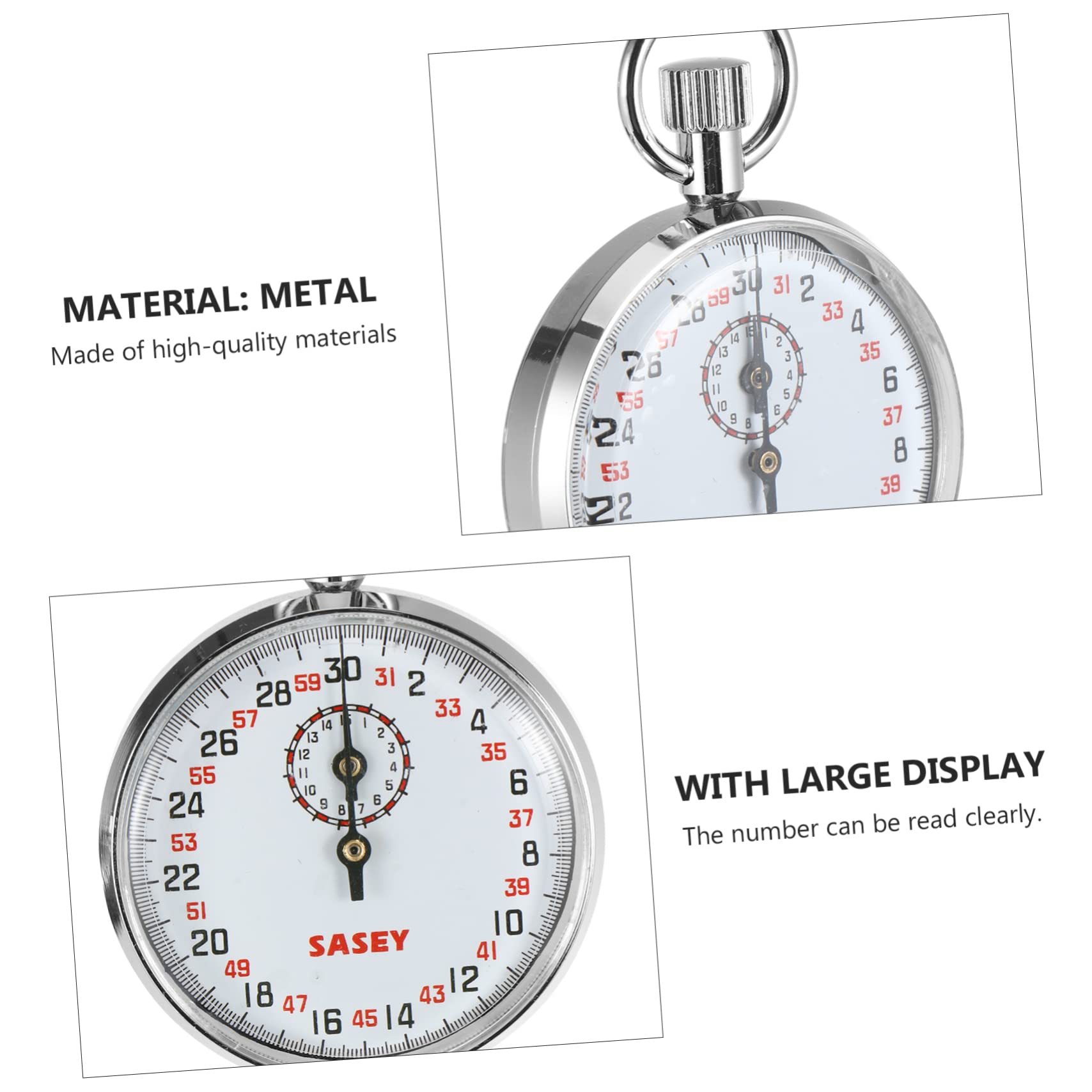 Cronómetro Mecánico: Mecánico De Acción Simple (1/10, 49% OFF