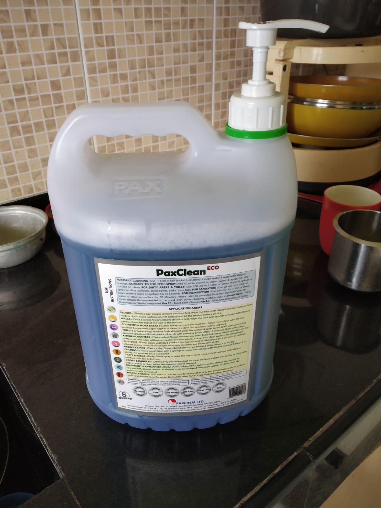 PaxClean Economical AntiBacterial Floor & Surface Cleaner | Multi-Use ...